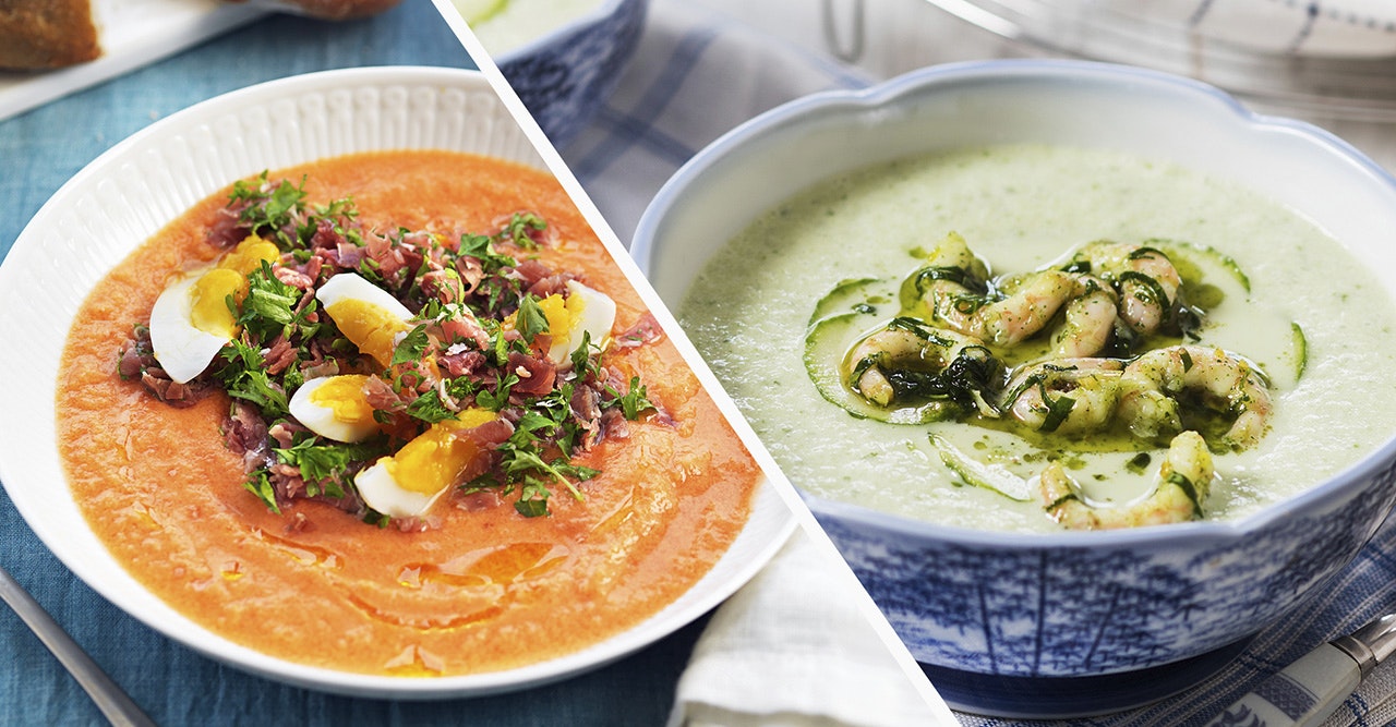 10 recept på kall mat till varma dagar