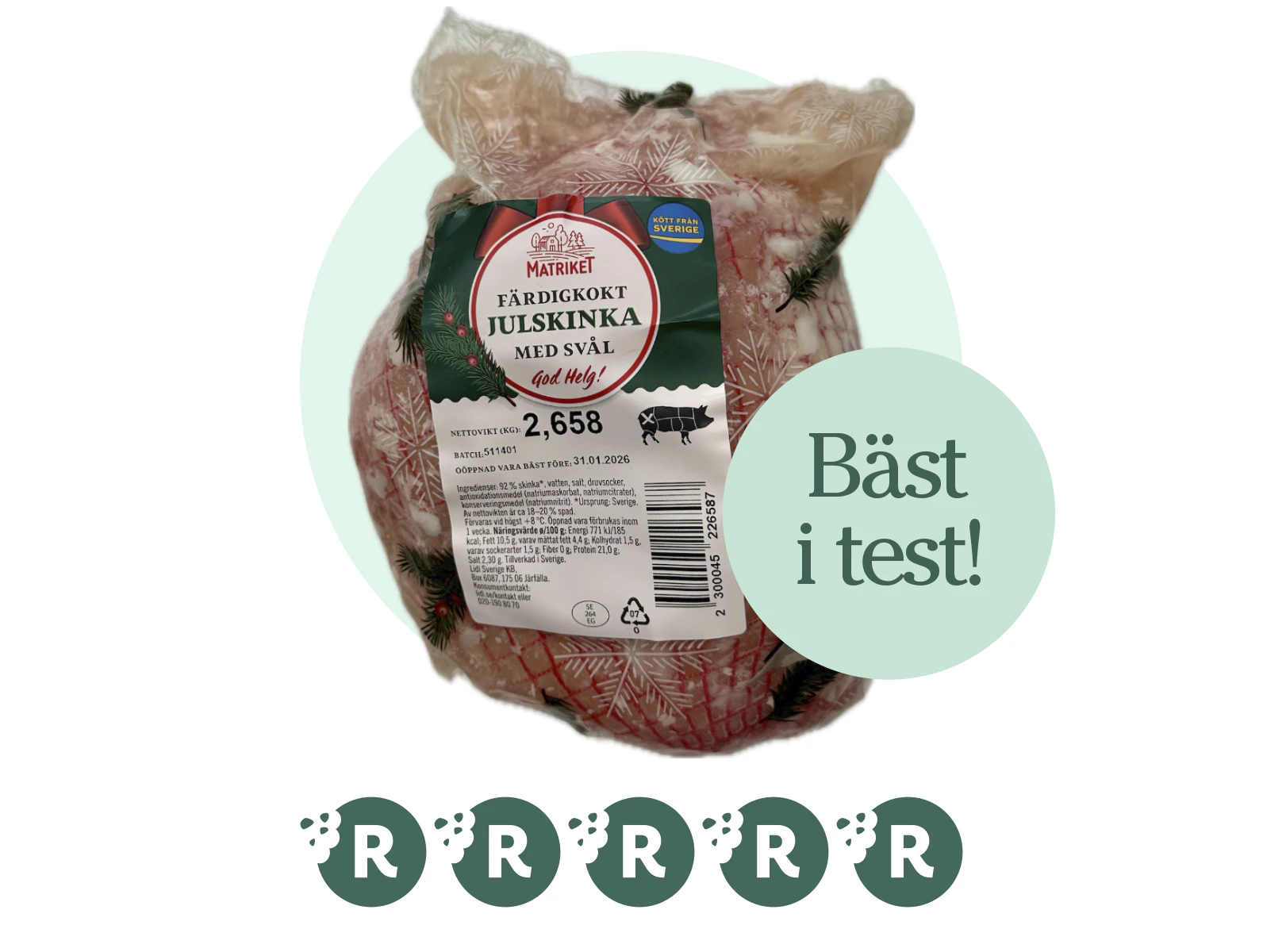 Stort test av julskinka: Årets bästa – och sämsta