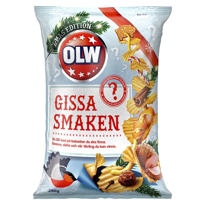 Gissa smaken på OLW:s nya julchips!