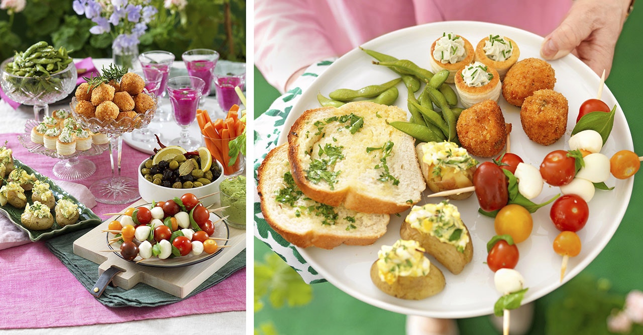 Buffé med enkel plockmat till många