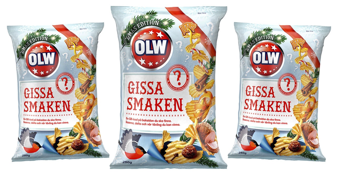 Gissa smaken på OLW:s nya julchips!