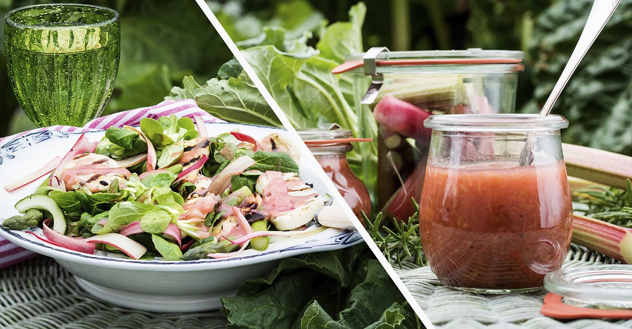 Oväntade smaker som passar bra med rabarber