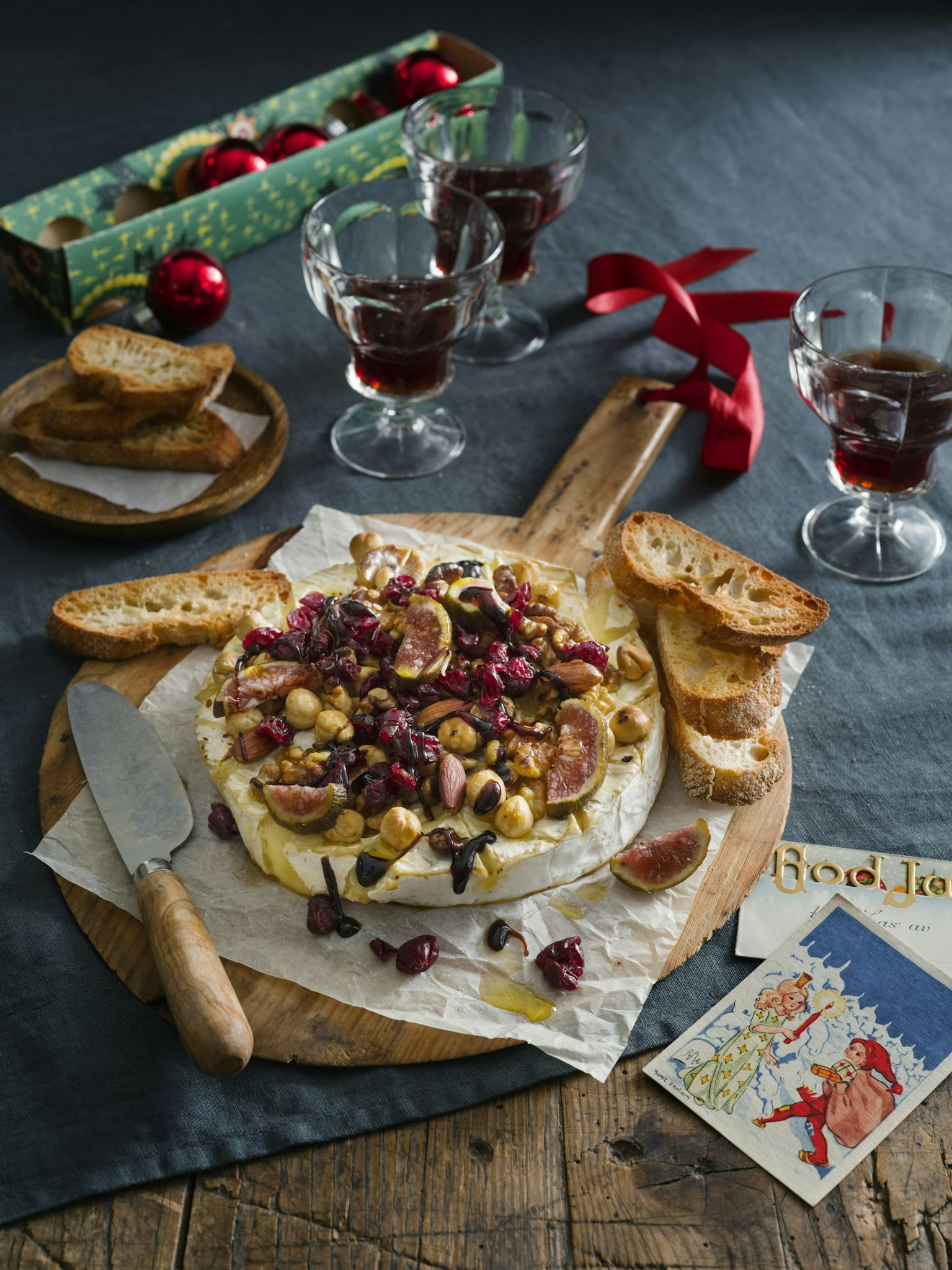 Briegran på salta kex