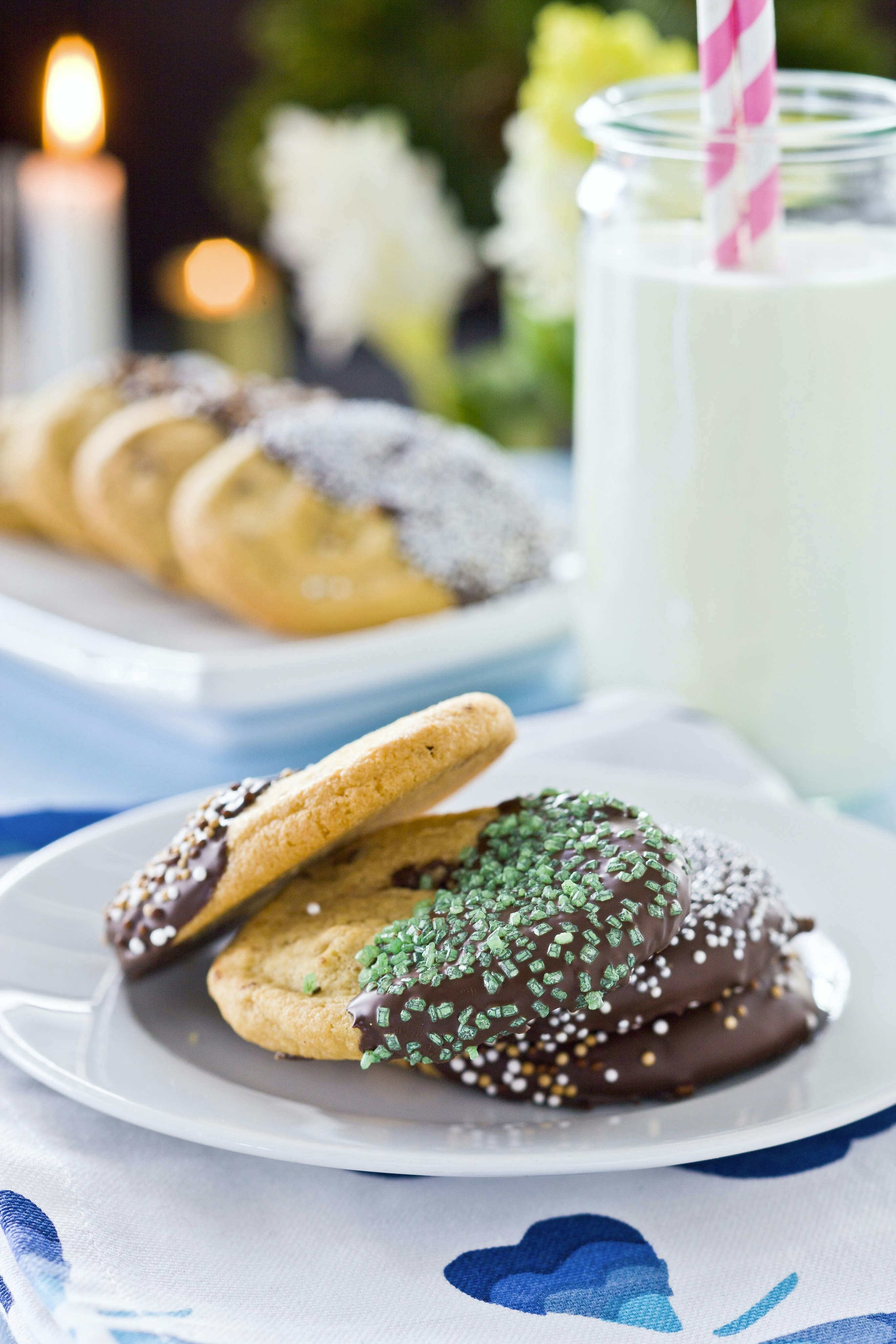 Choklad- och valnötscookies