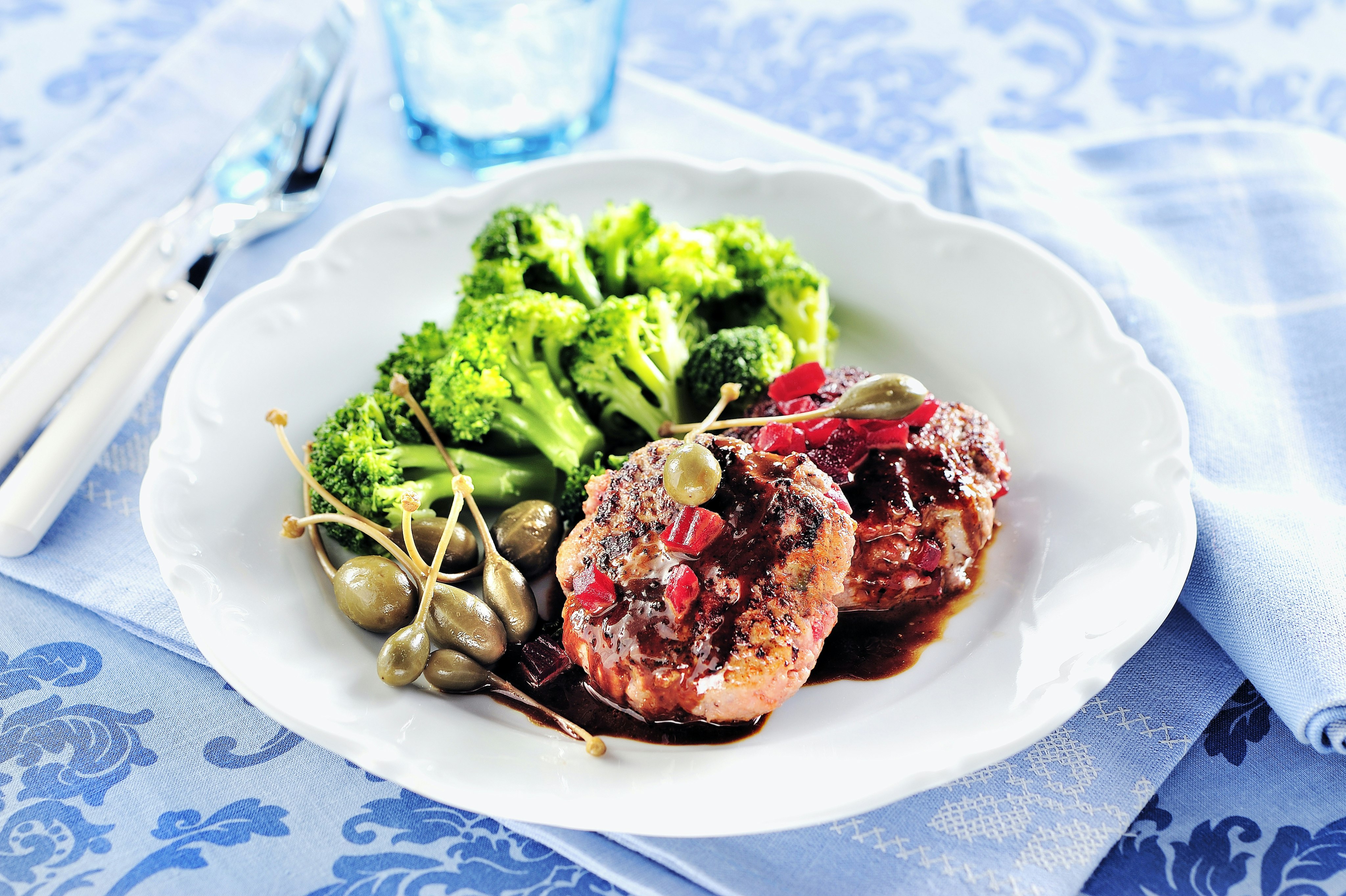 Biff Lindström med broccoli