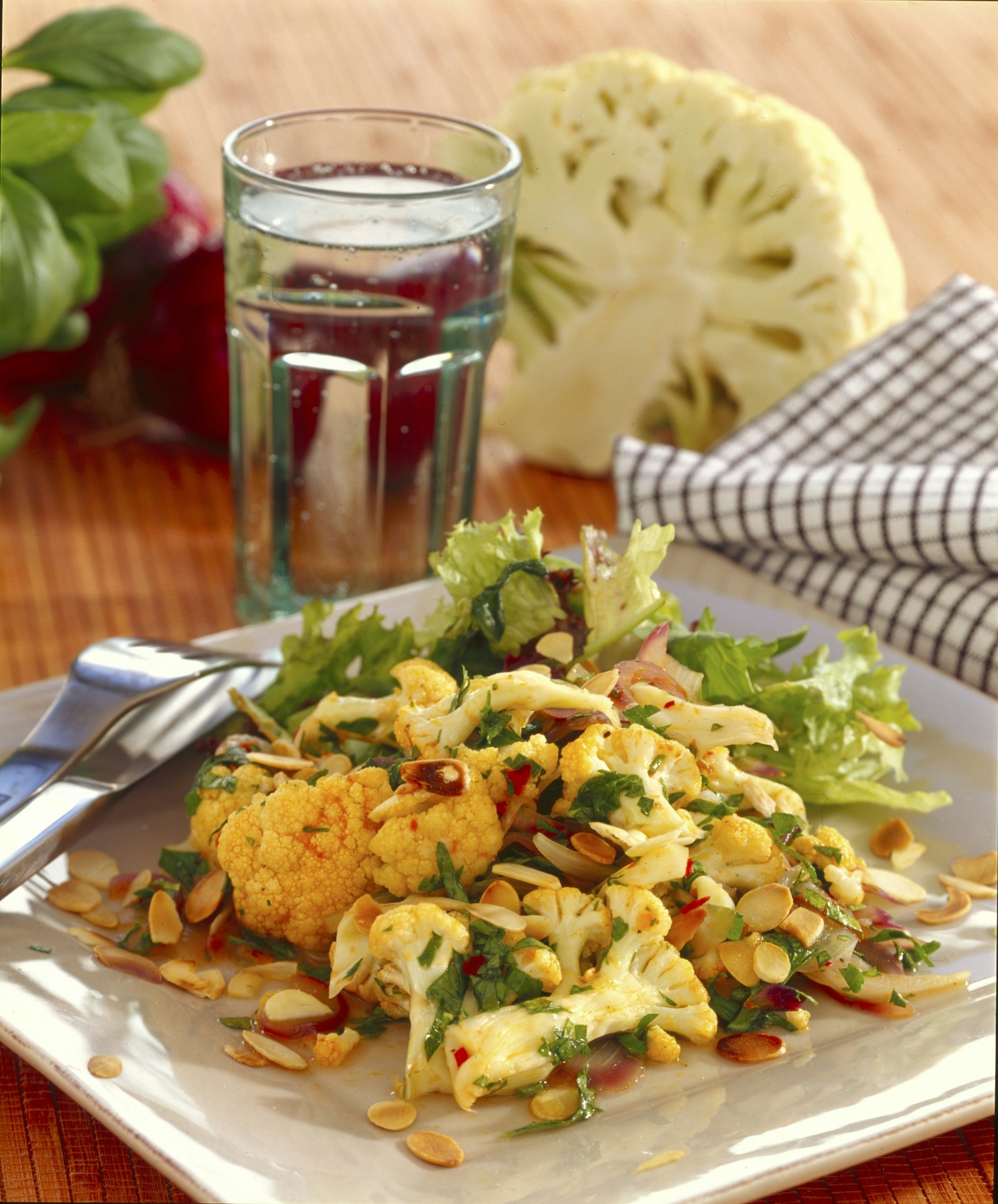 Blomkålspanna med rostad mandel