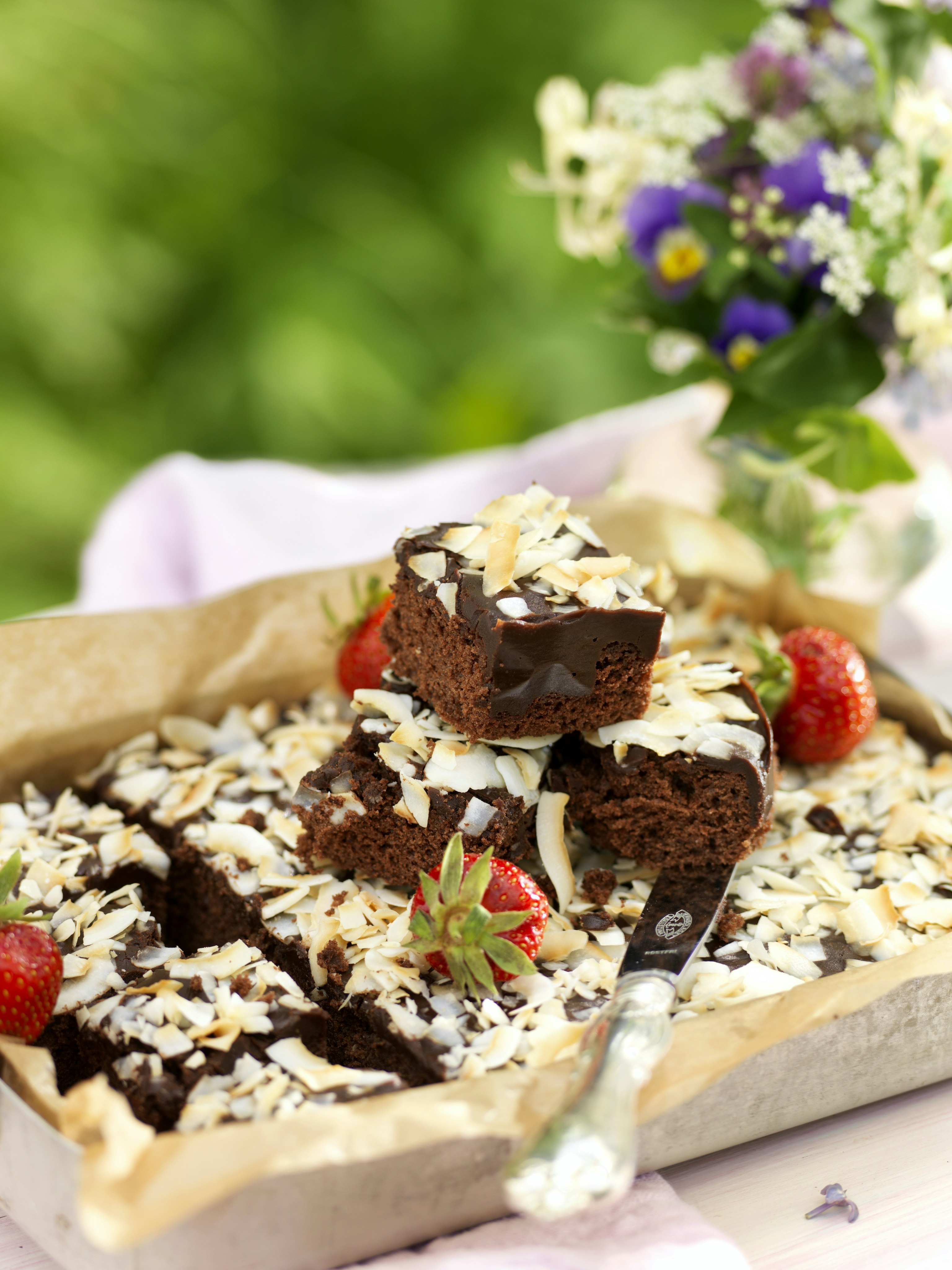 Chokladrutor med kaffesmak