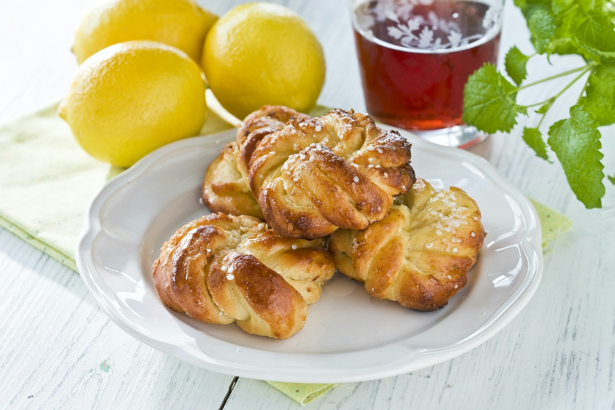 Saftig citron- och kokoskaka