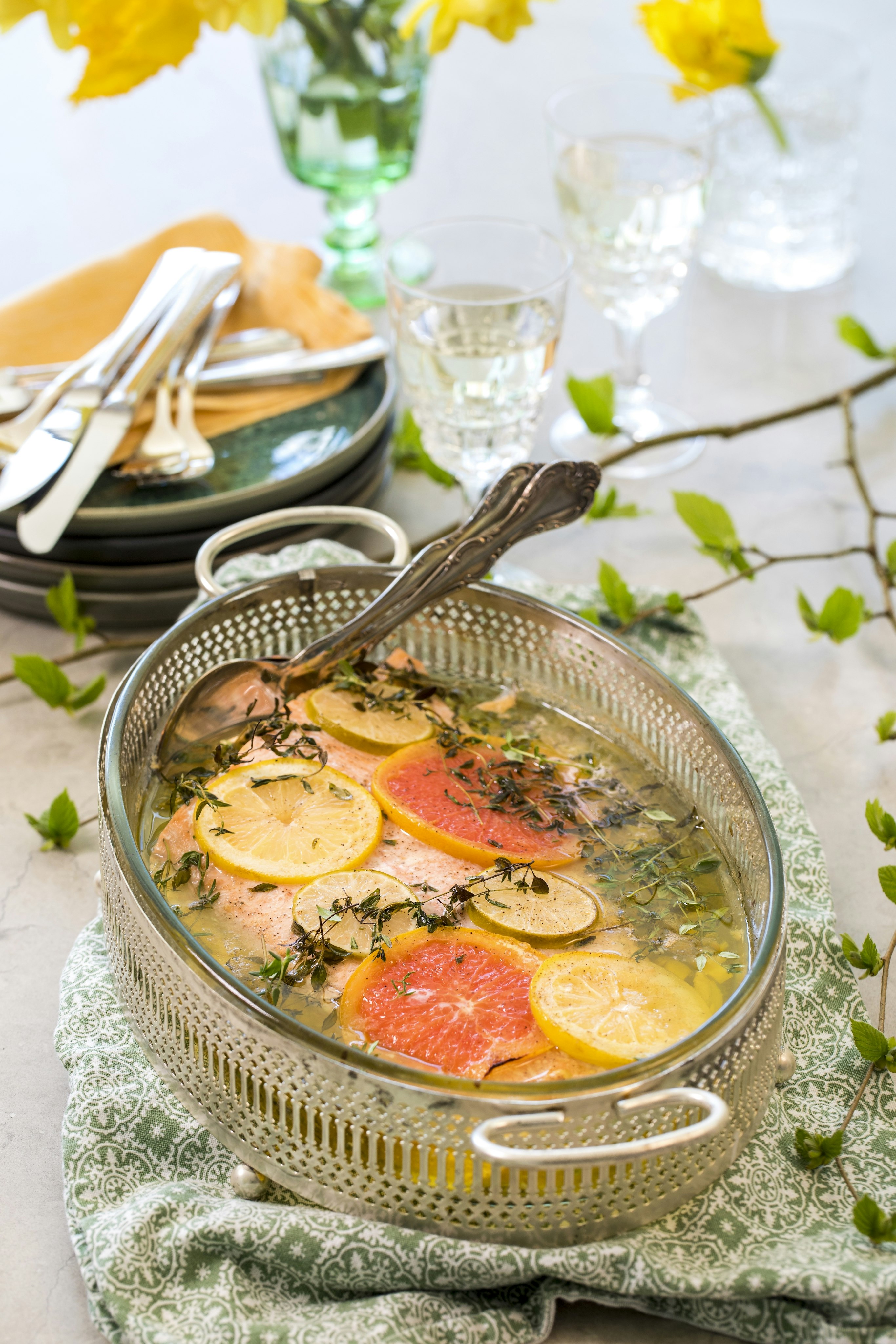 Julsill med citrus och lök