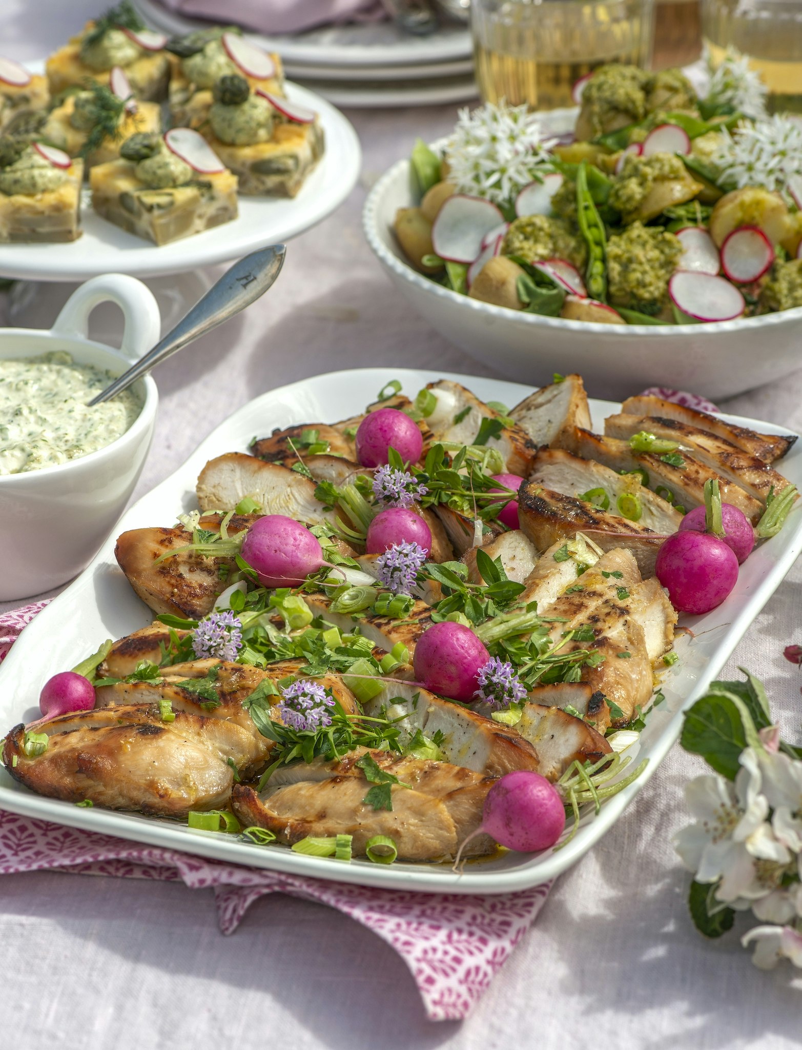 Kokt kycklingfilé med citron och rosmarin