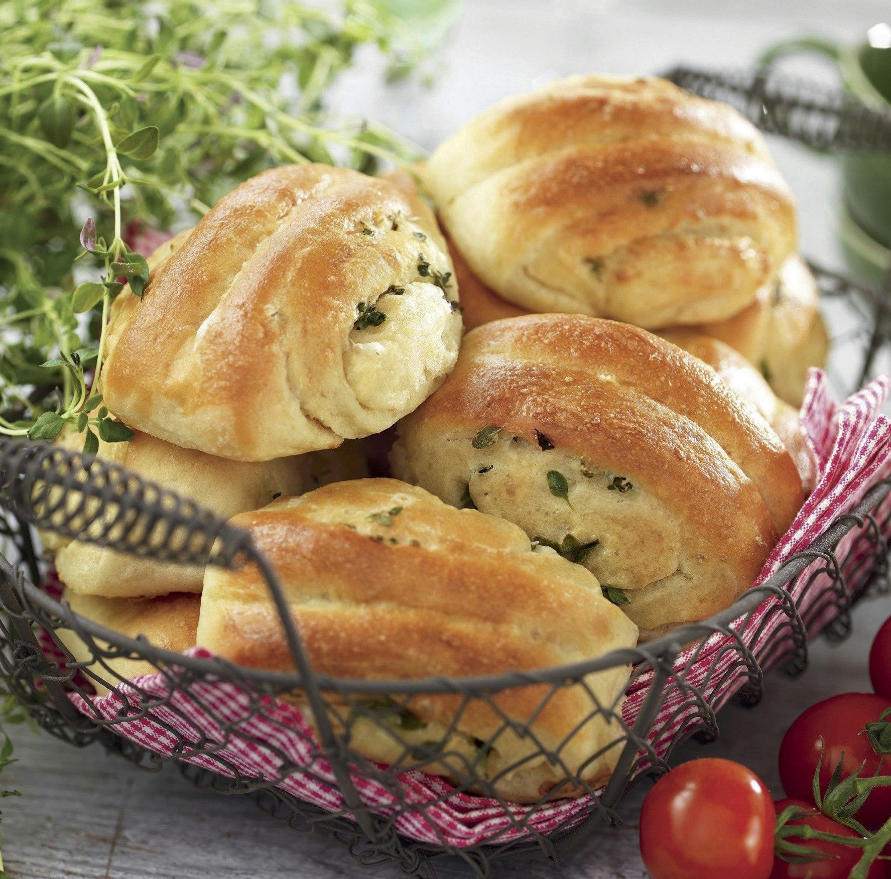 Frasiga frallor med örtkryddor