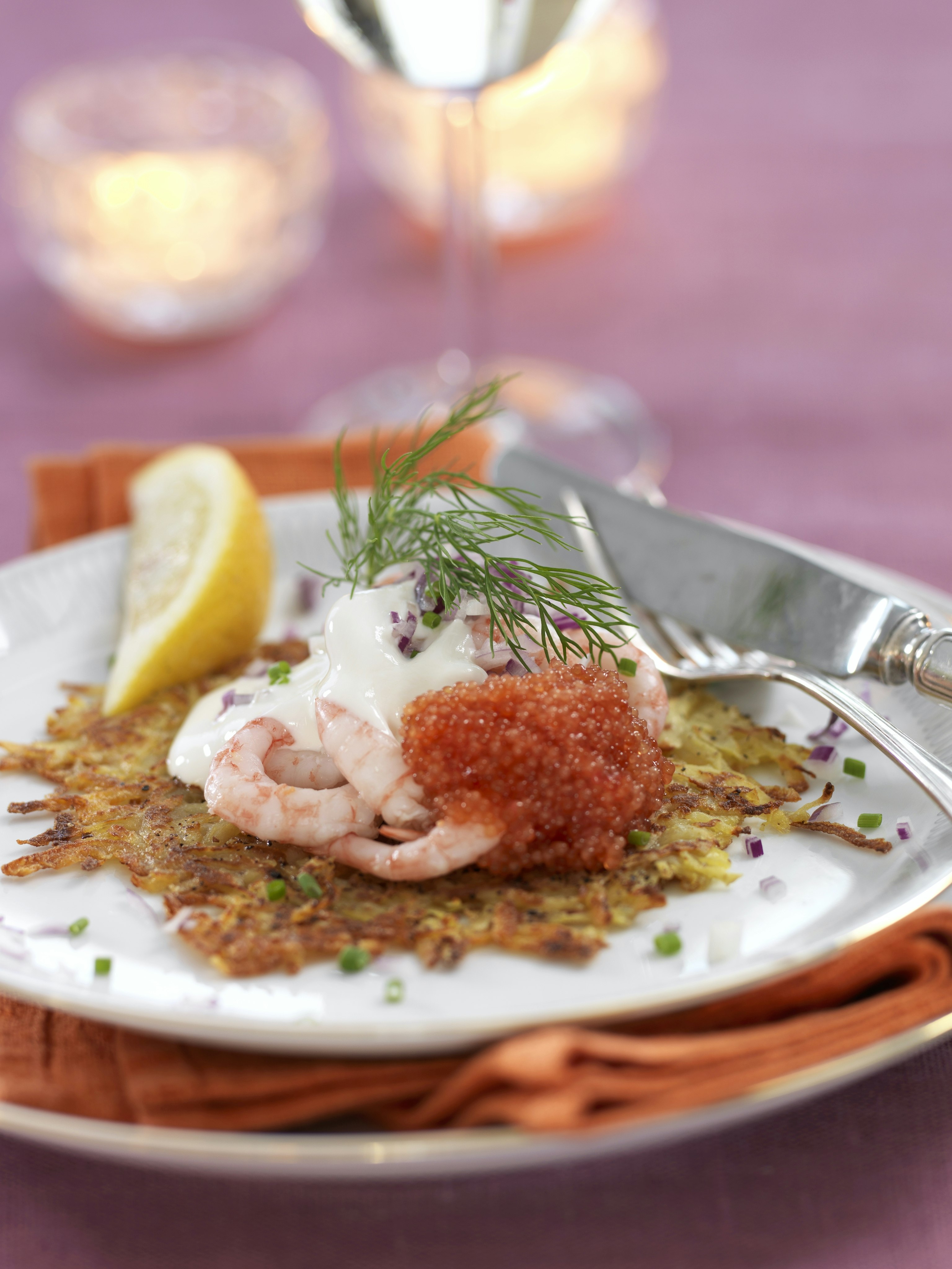 Stekt ris med räkor och grönsaker