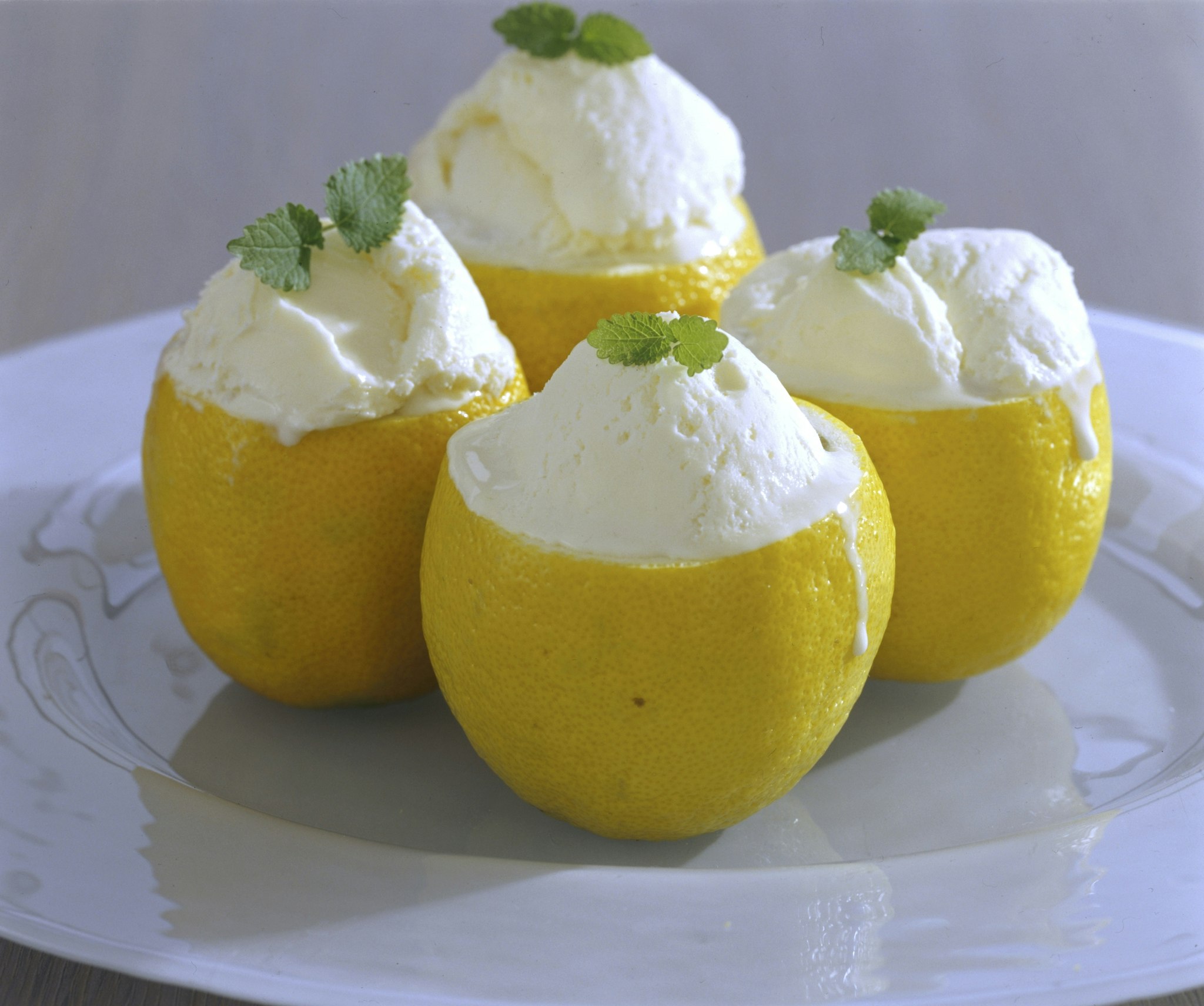 Glassfyllda citroner