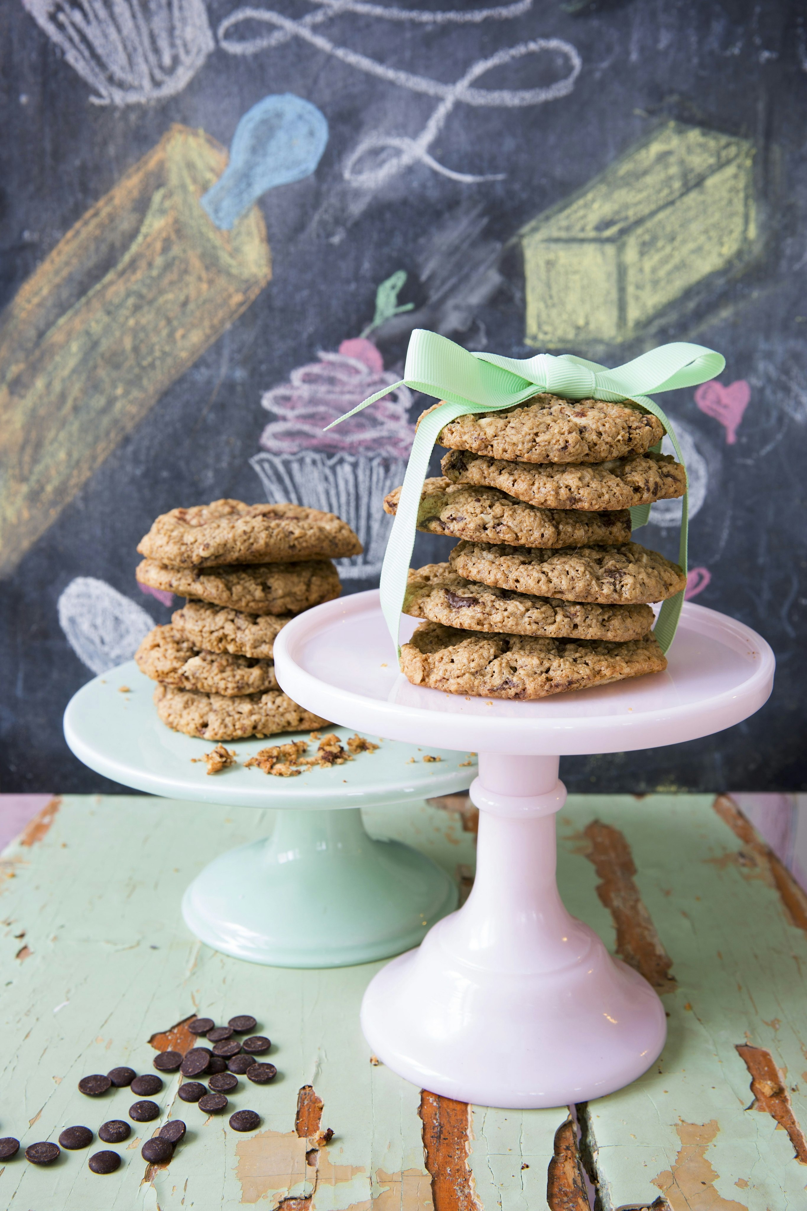 Glutenfria chocolate chip cookies