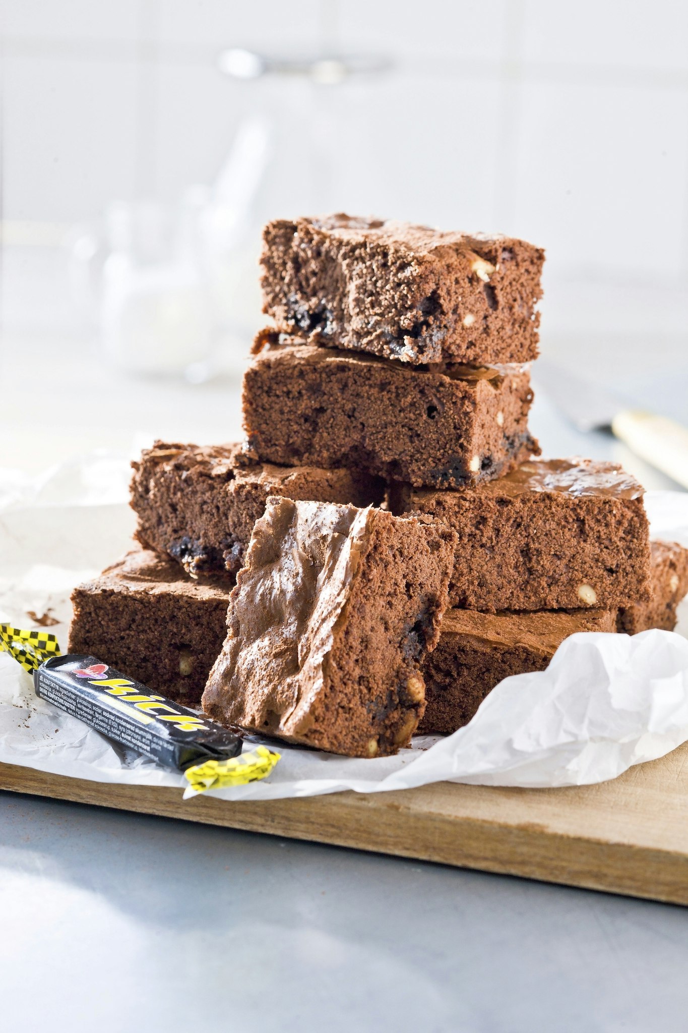 Glutenfria chokladrutor med lakrits