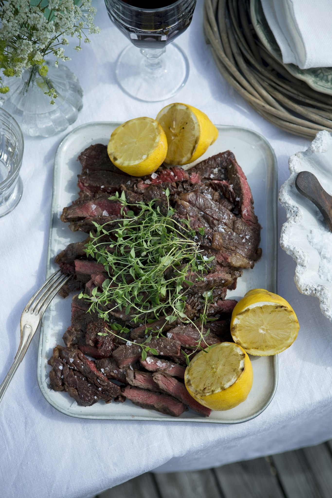 Grillad hängmörad entrecote