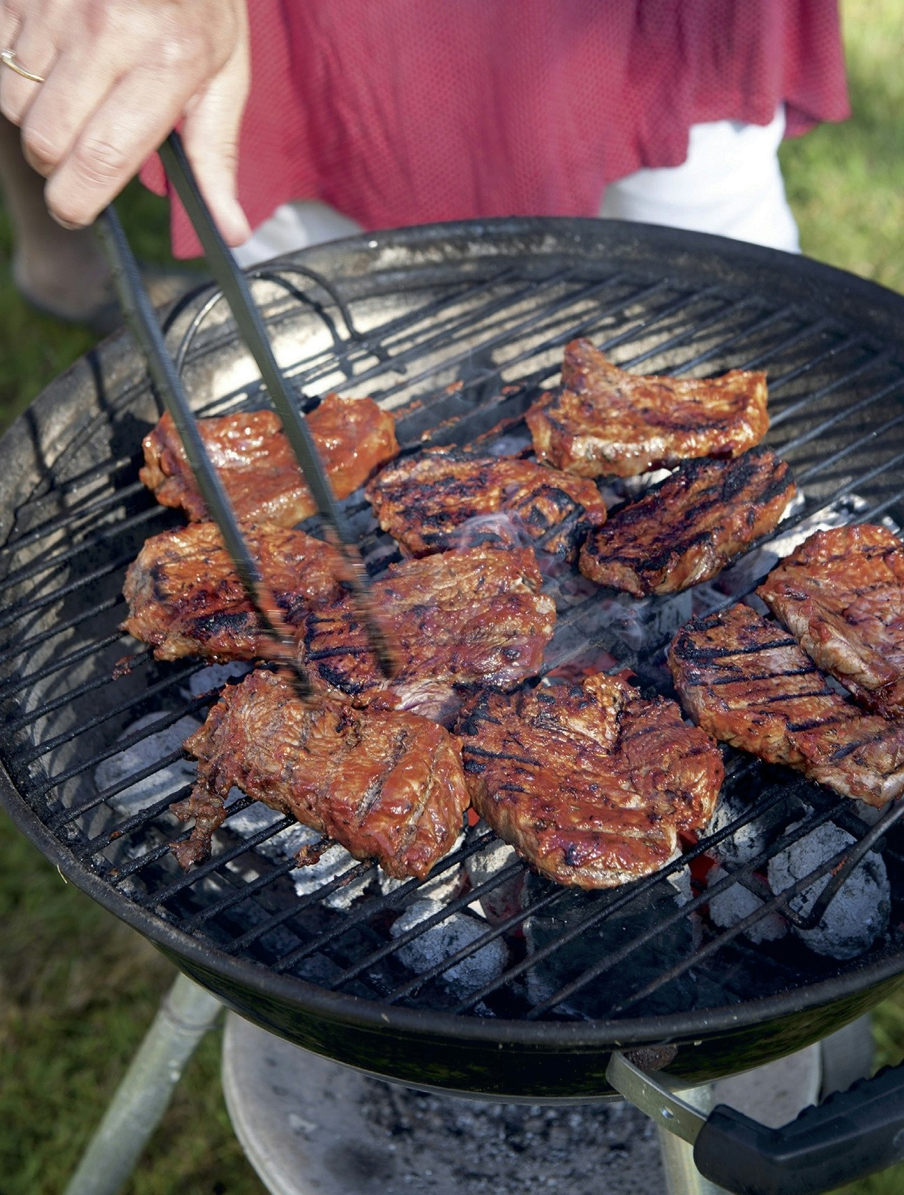 Grillad rostas i mustig marinad