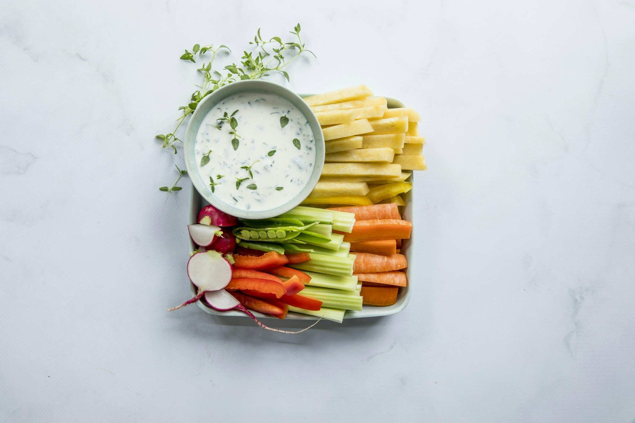 Grönsaker med dipp