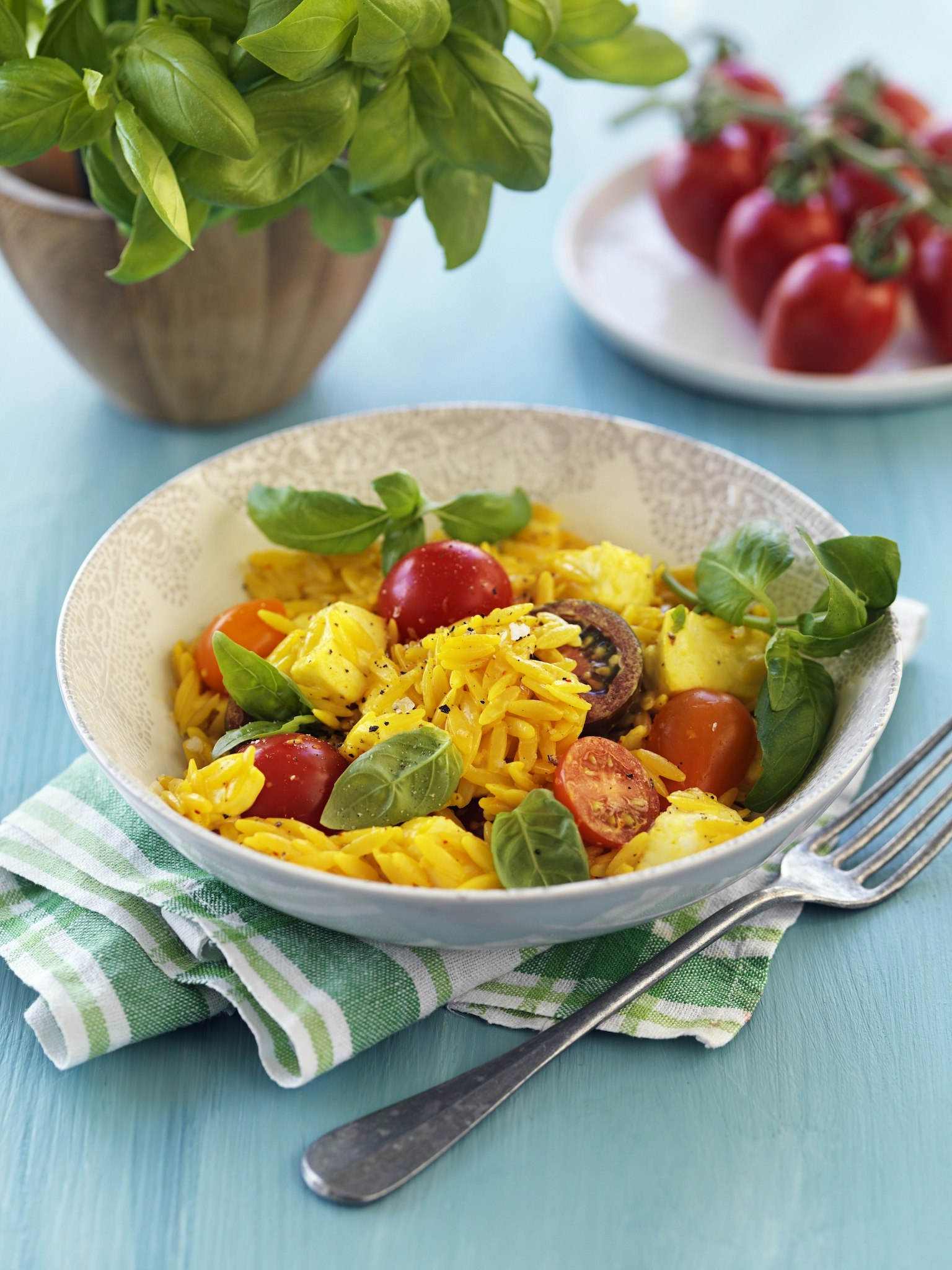 Krämig risoni med saffran