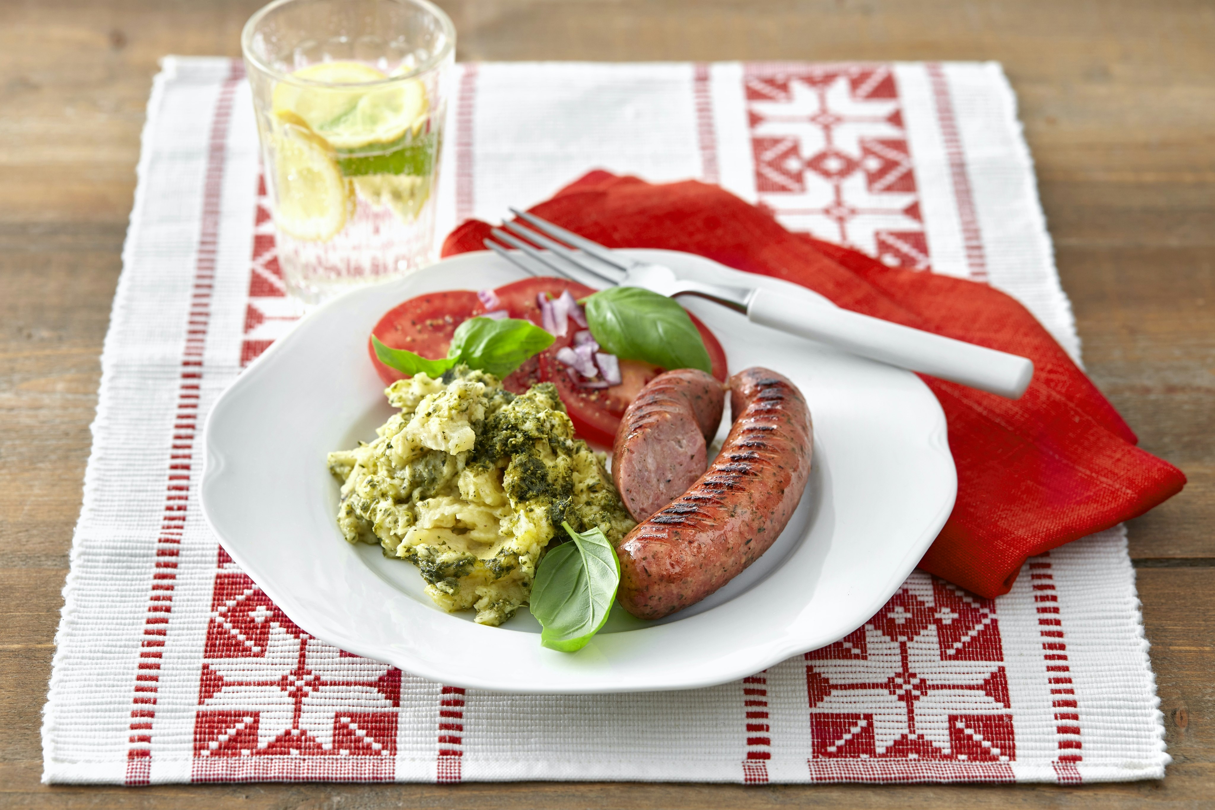 Salsiccia med italienskt potatismos