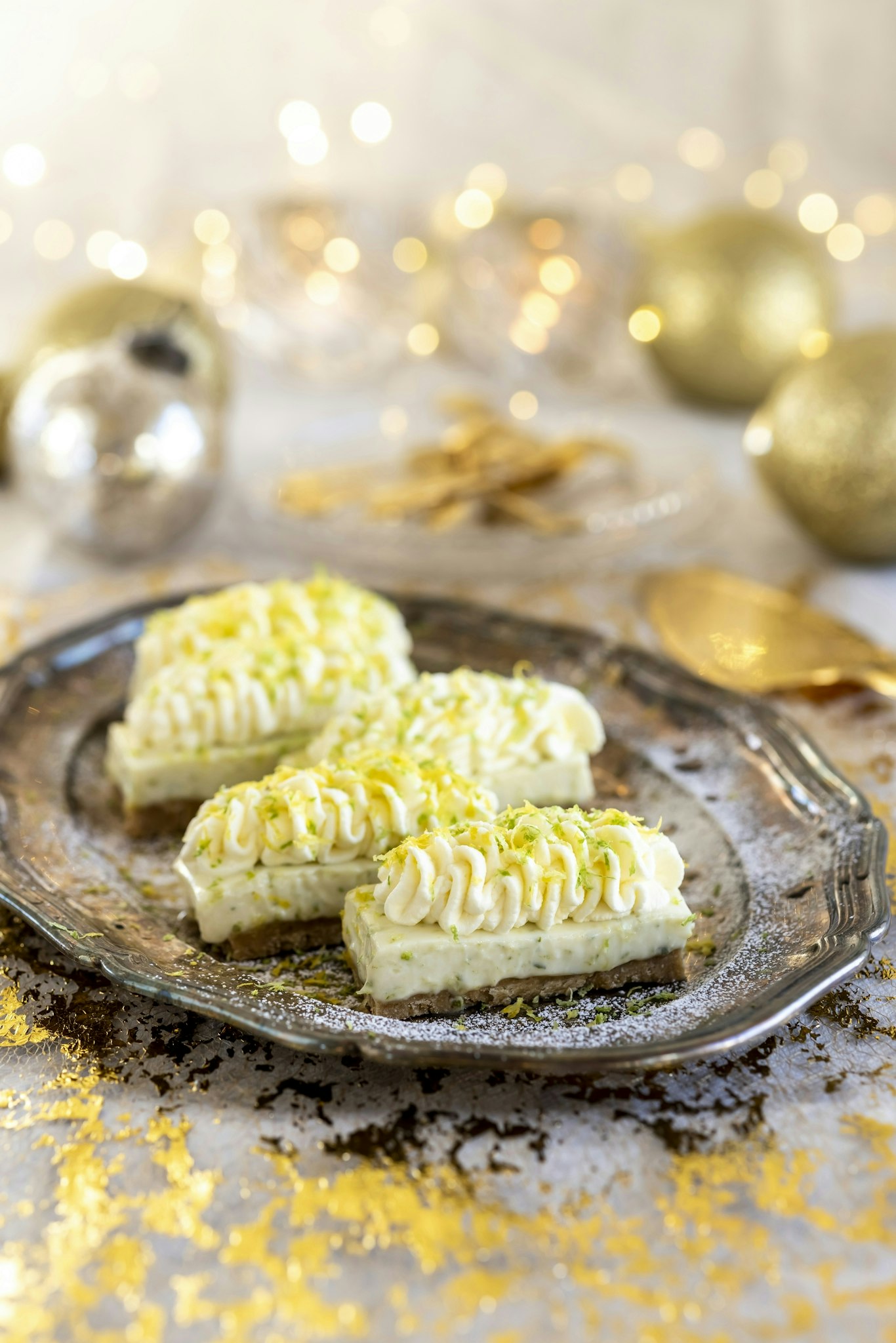 Key lime bakelser med citron