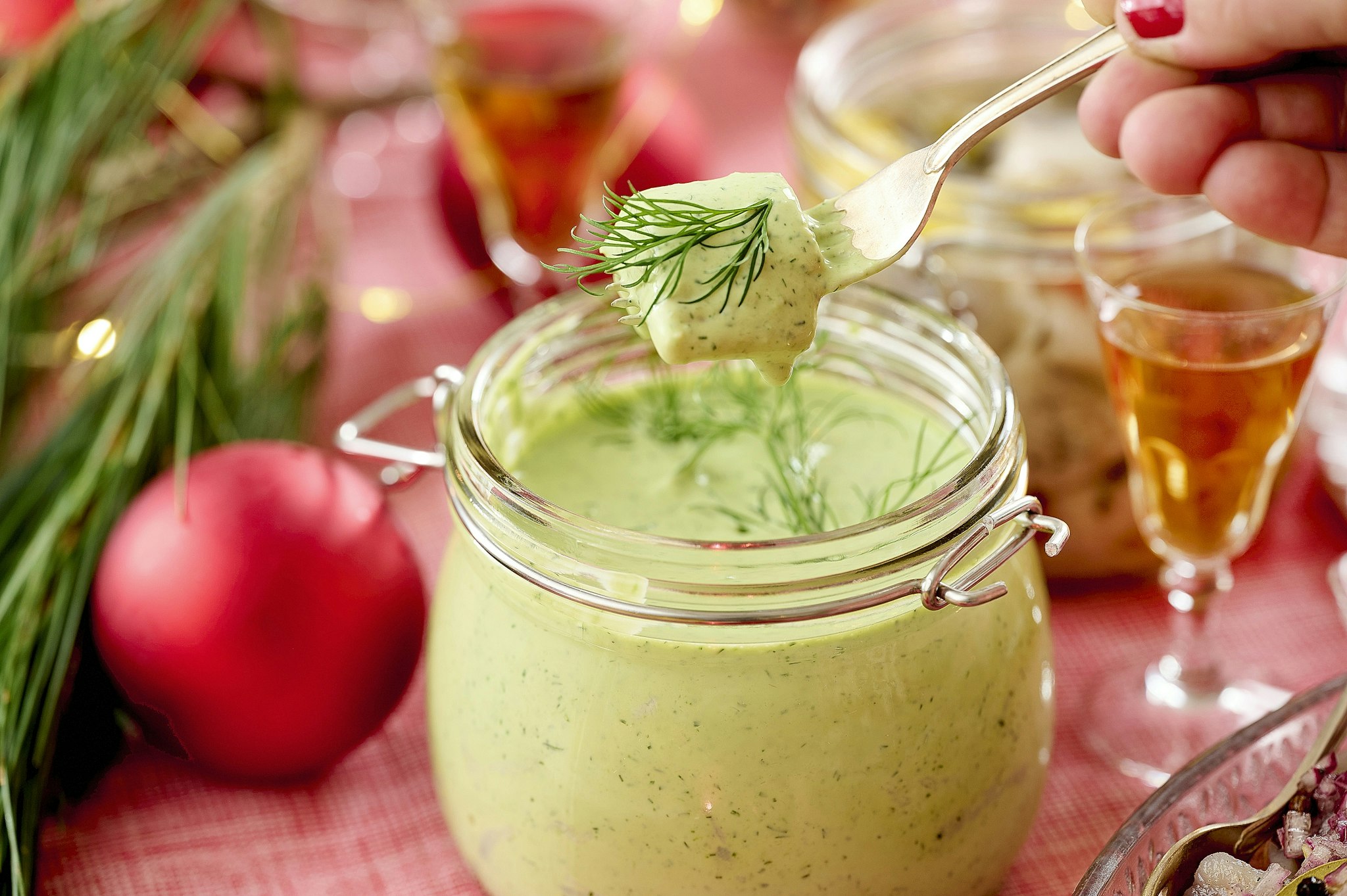 Krämig sill med dill och västerbottenost