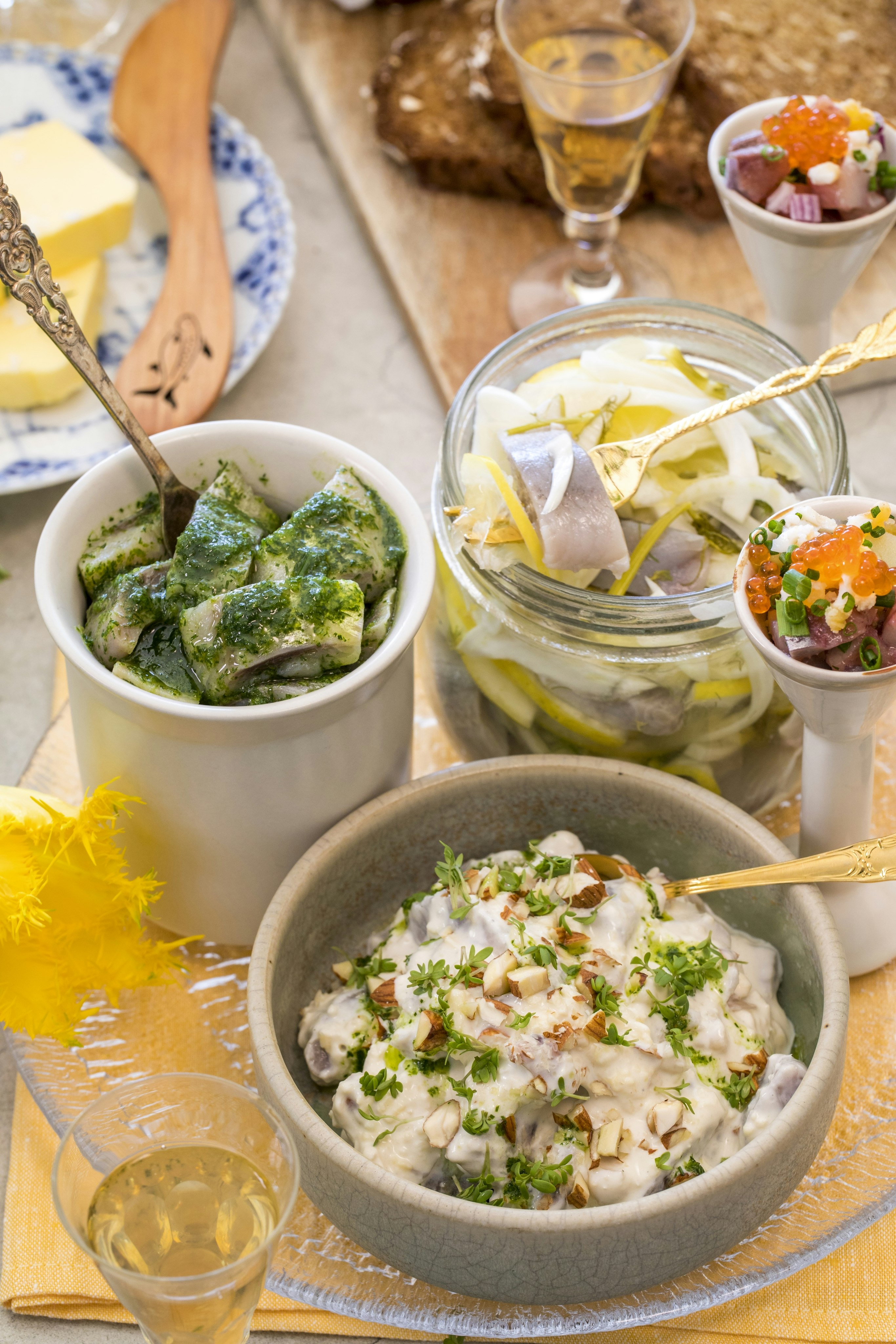 Krämig sill med västerbottensost