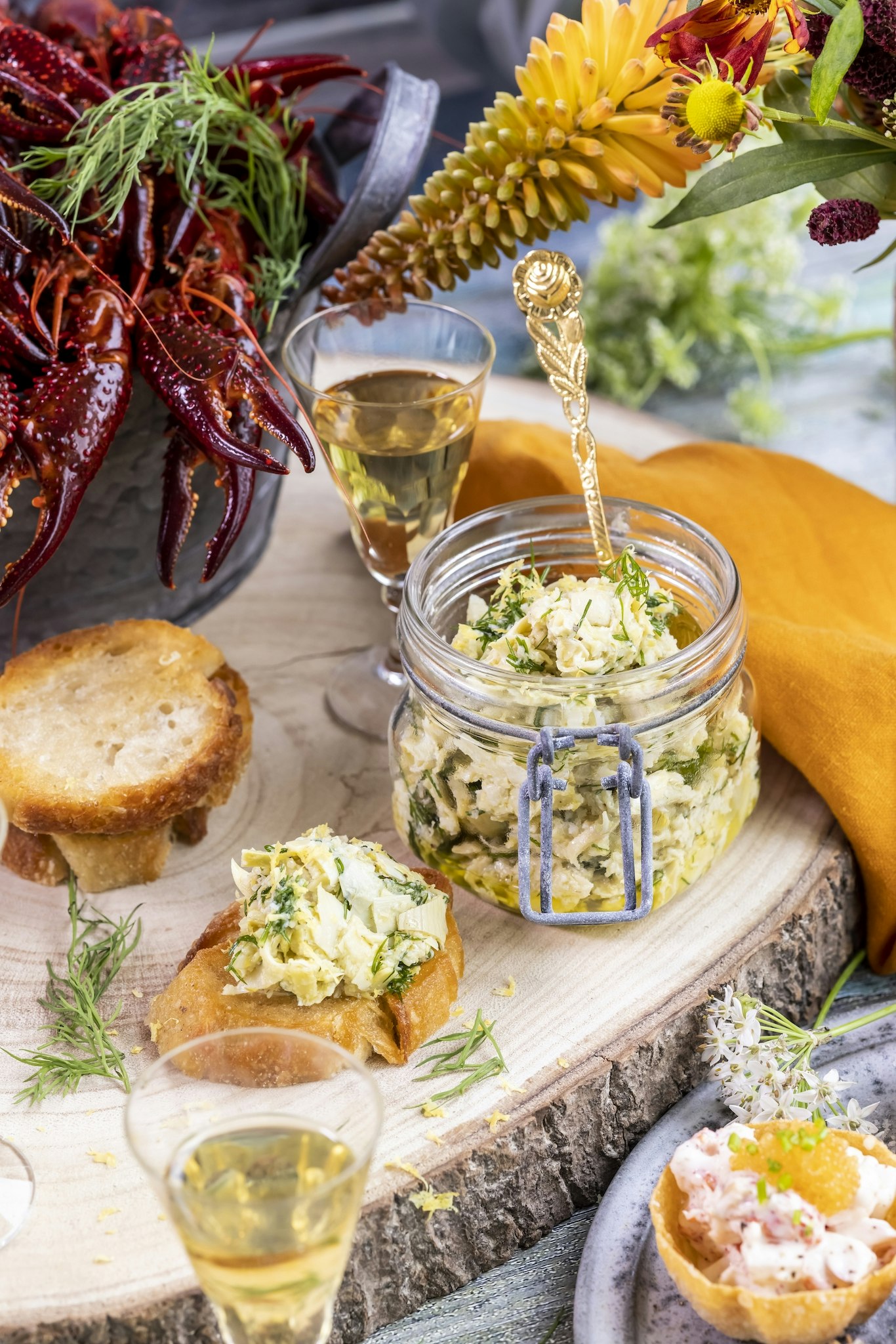 Kronärtskocksröra med dill och citron