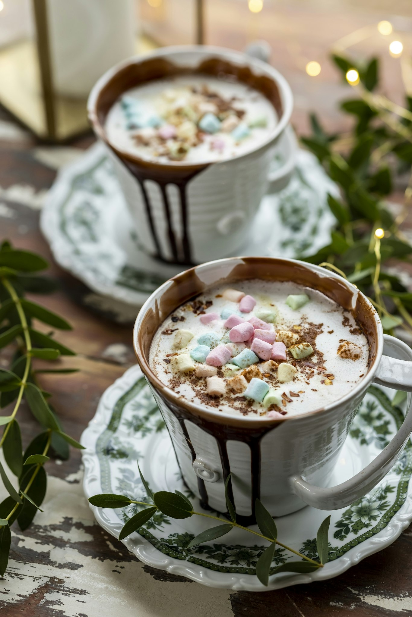 Varm choklad med kokosmjölk och rom