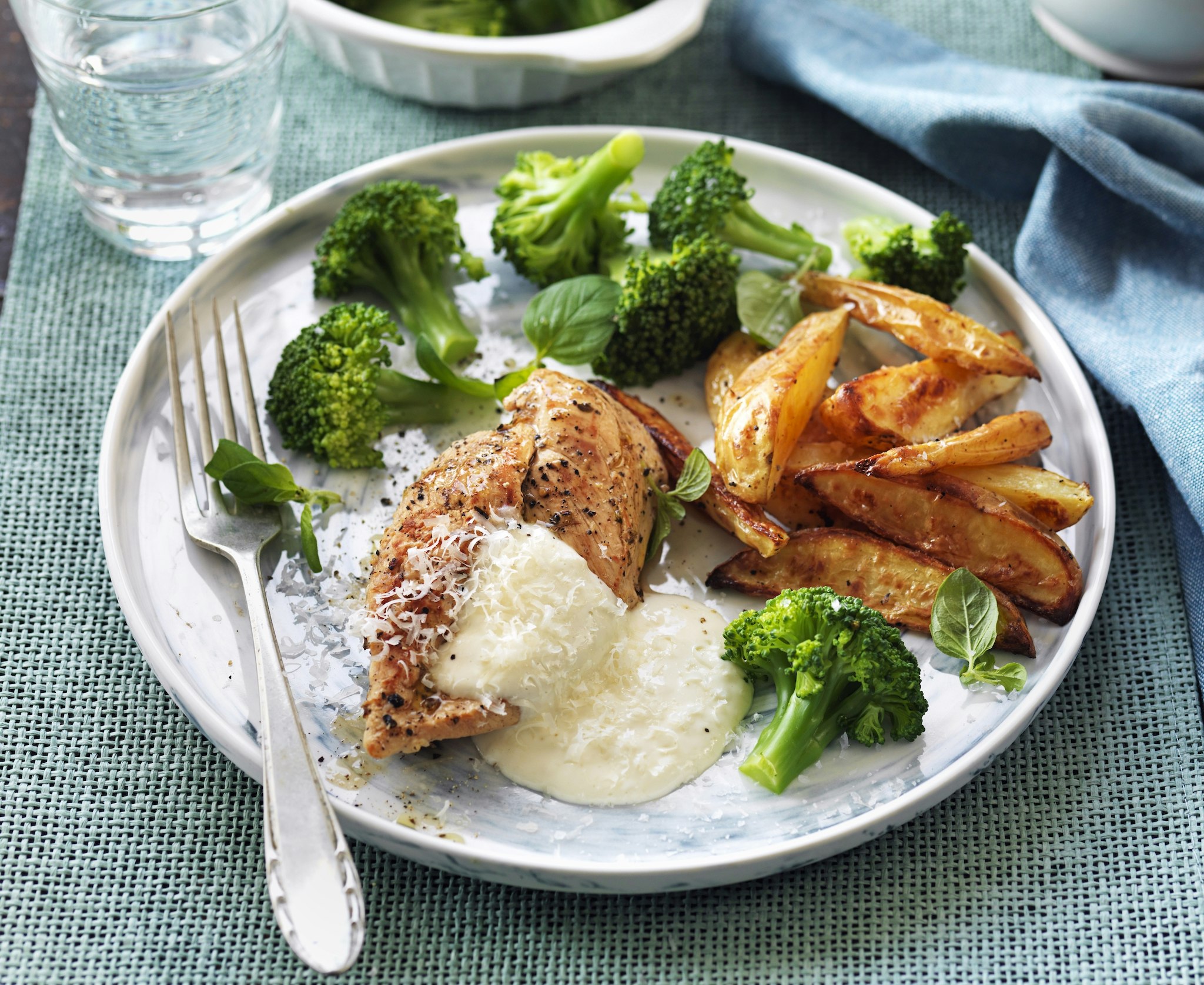 Kycklingfilé med parmesan- och tryffelsås