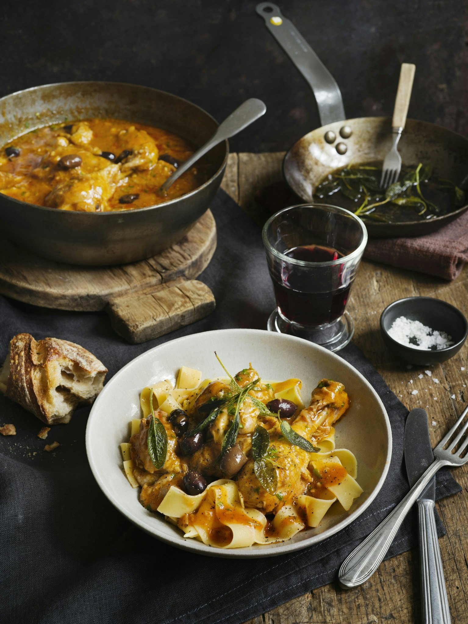 Kyckling Cacciatore – italiensk kycklinggryta