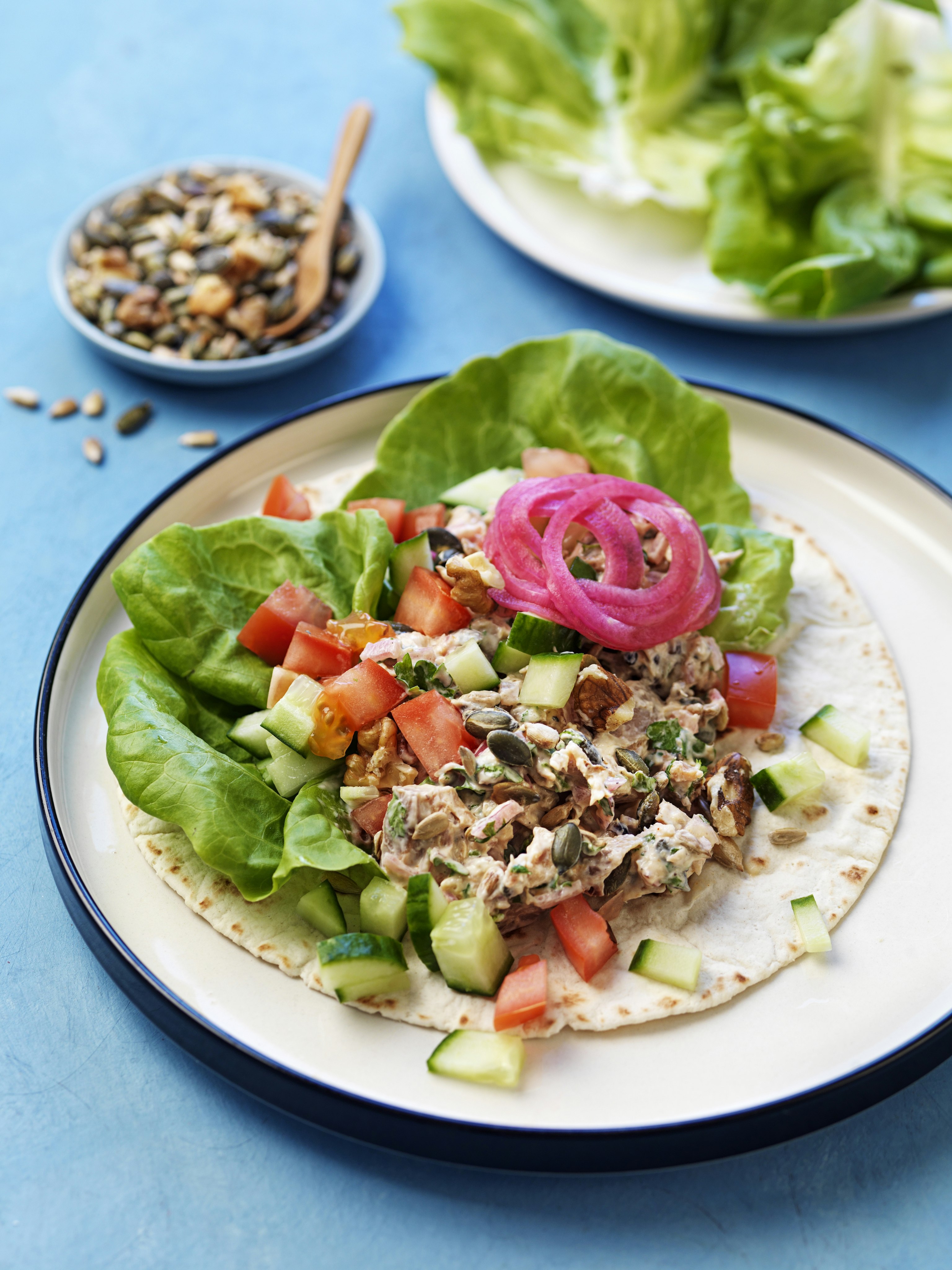 Wraps med kycklingröra