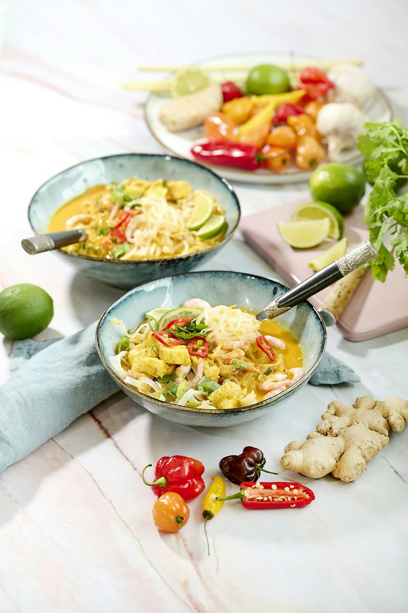 Laksa – thailändsk soppa med fisk och räkor