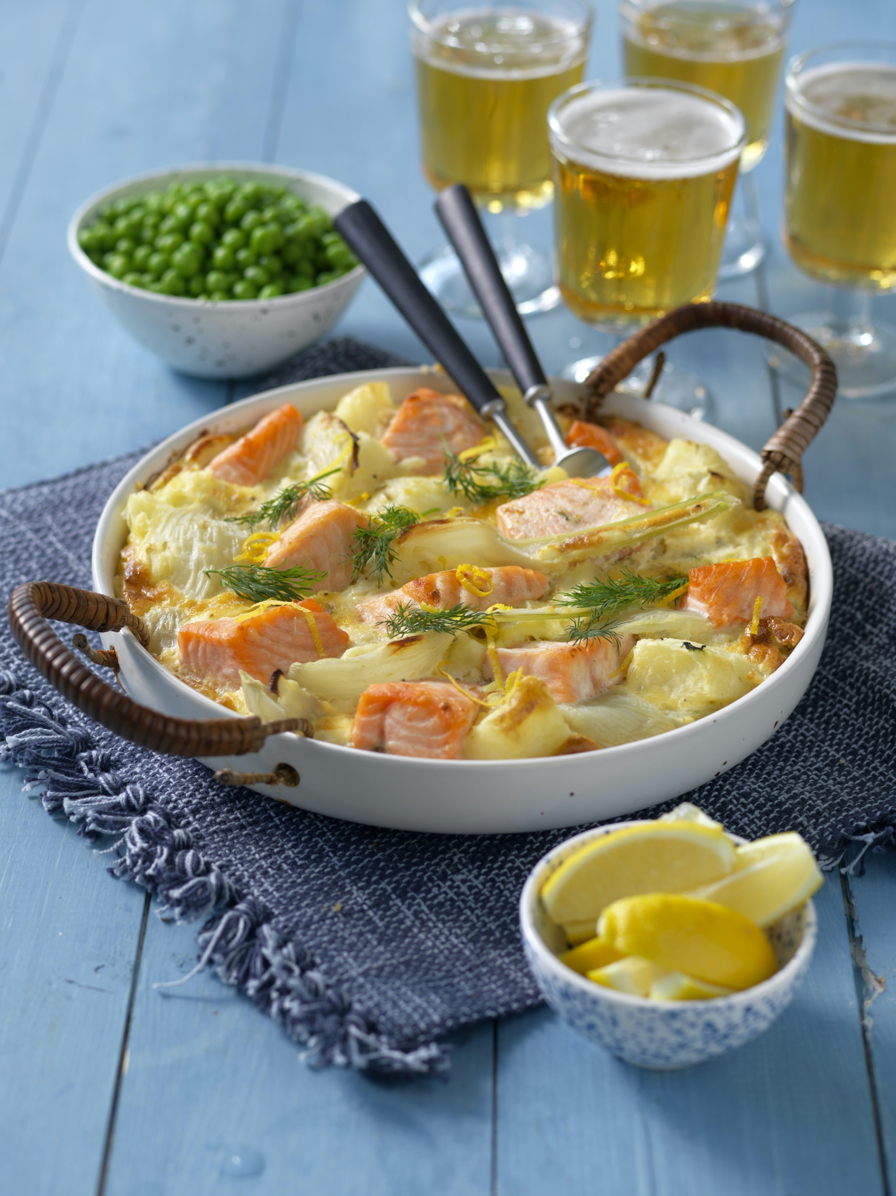 Laxpudding med fänkål