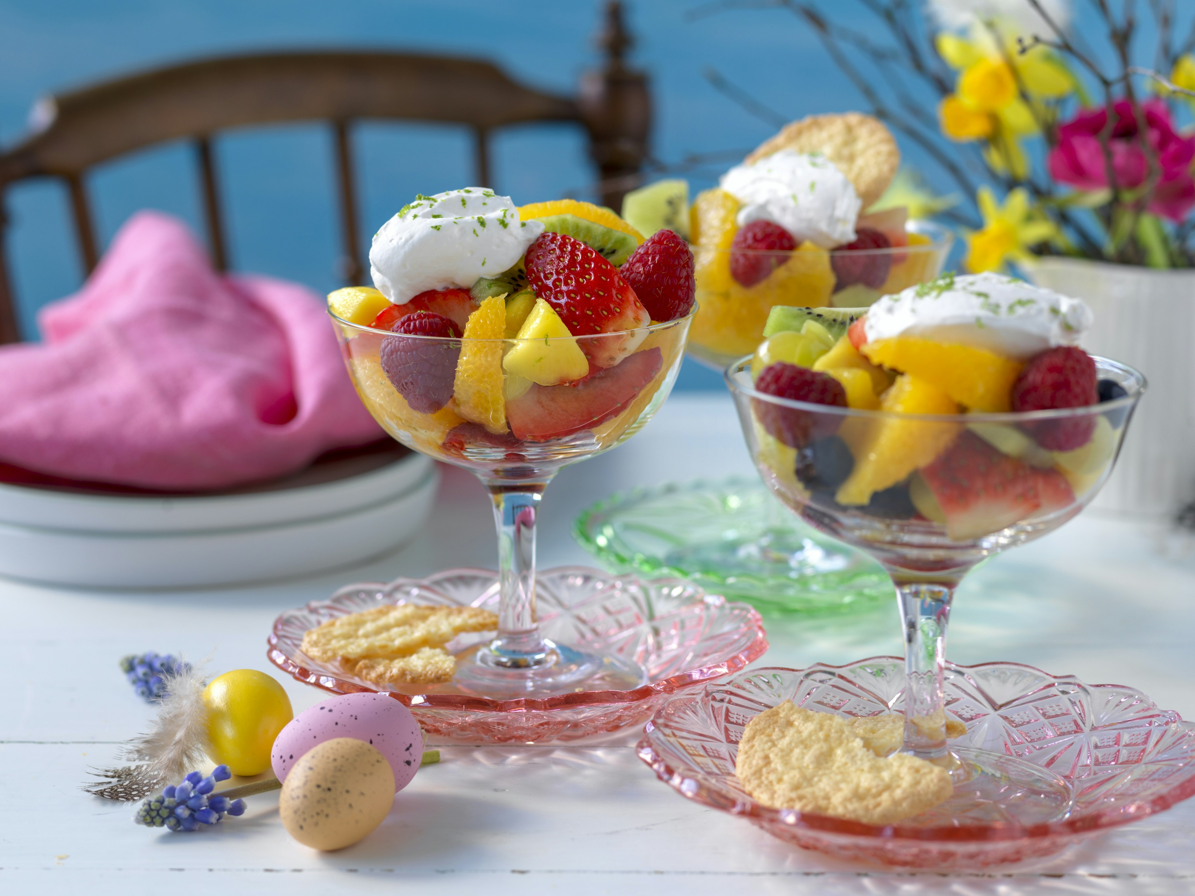 Limemarinerad fruktsallad