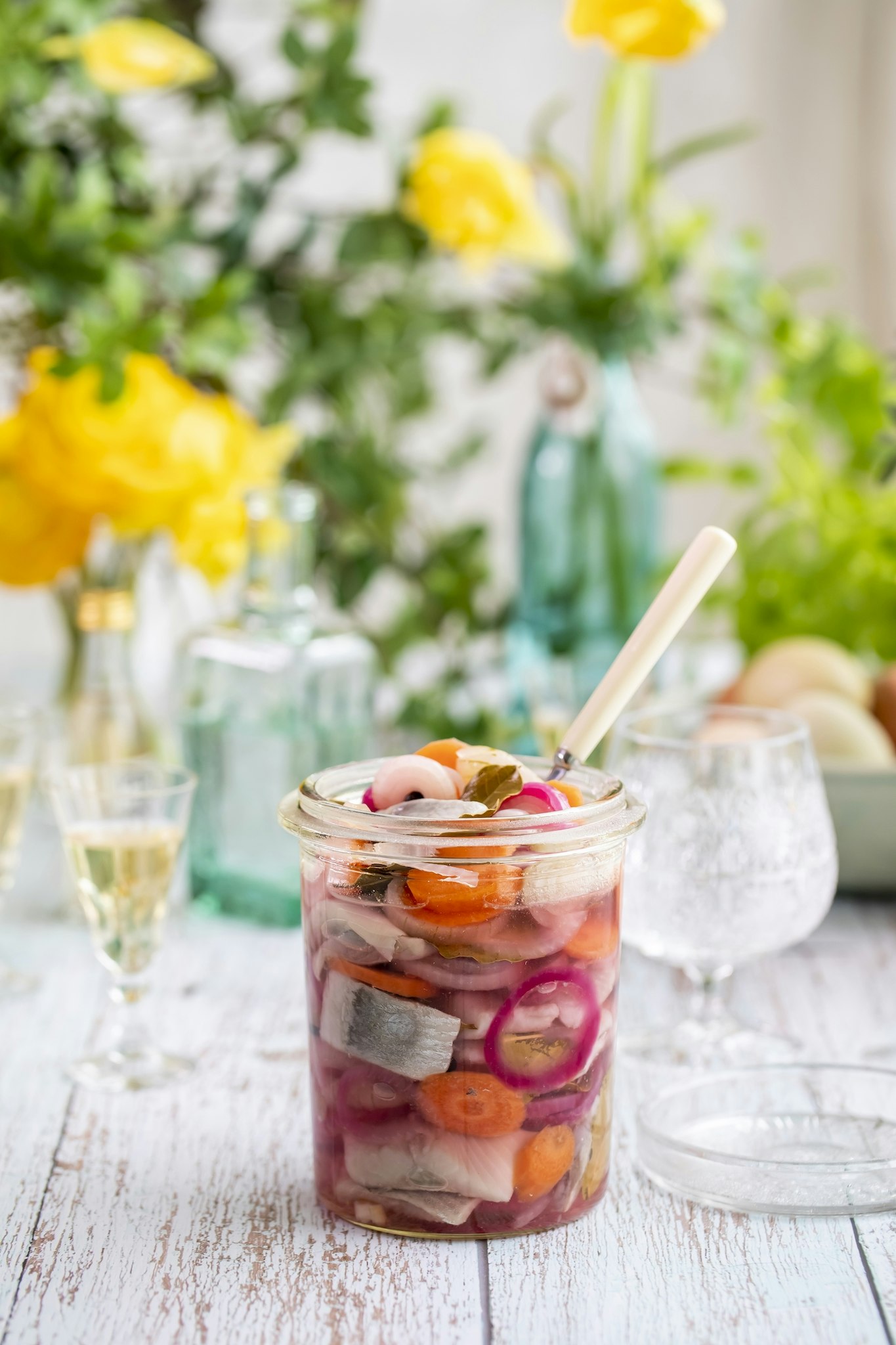 Lök- och morotssill med kryddpeppar