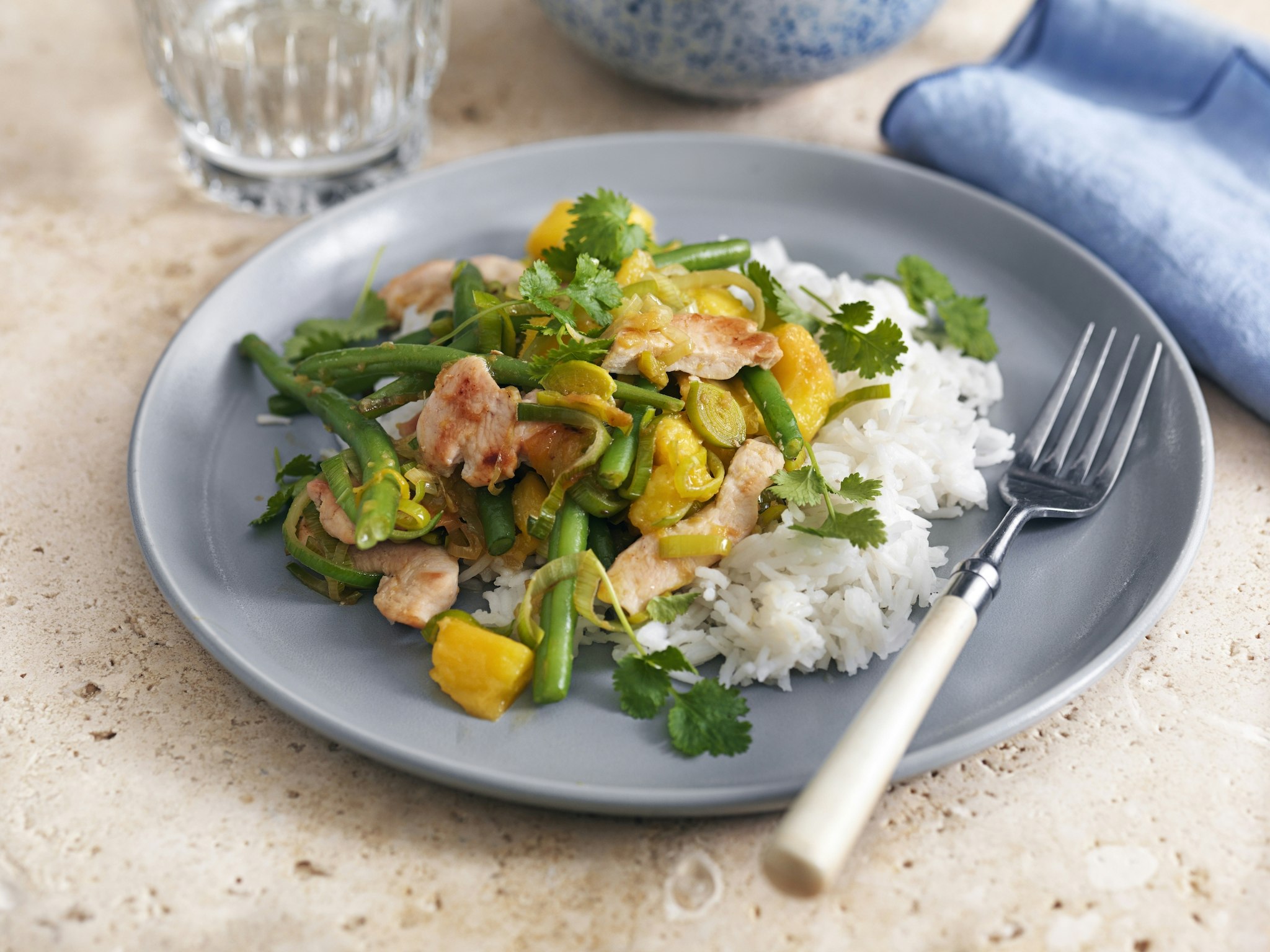 Kycklinggryta med ingefära och apelsin