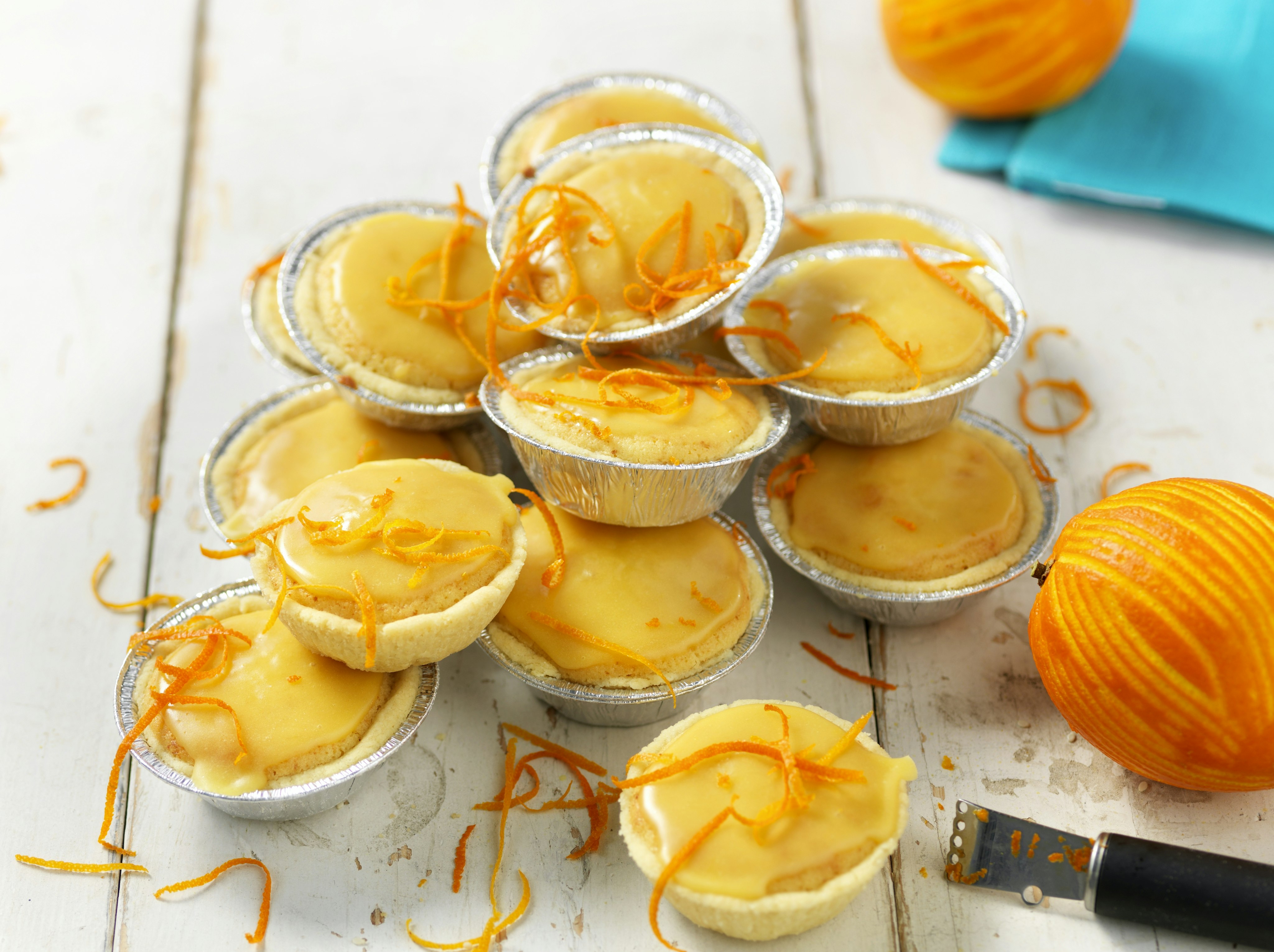 Mumsig mazarin med apelsin