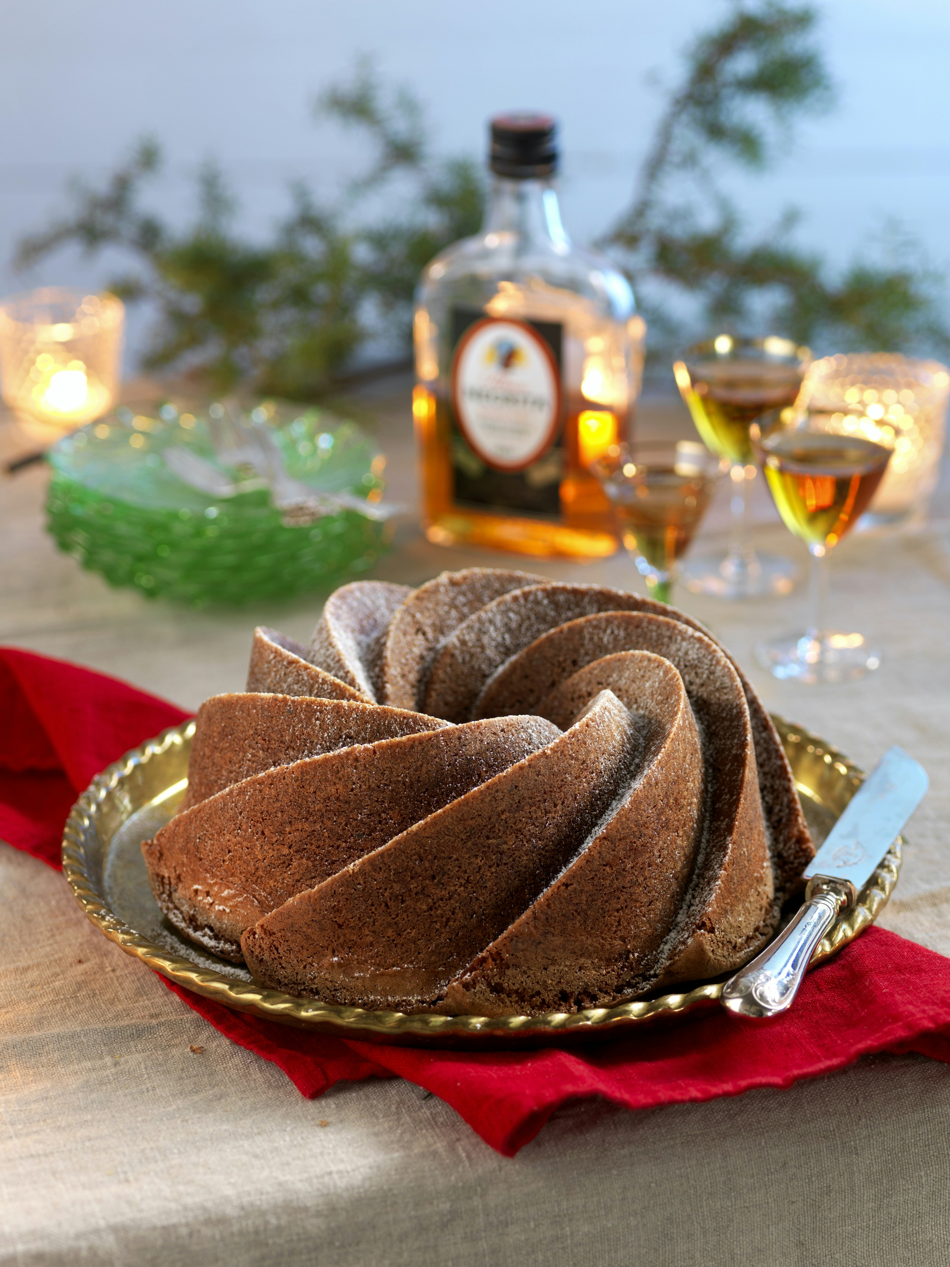 Mjuk chokladkaka med rom och kaffe till många