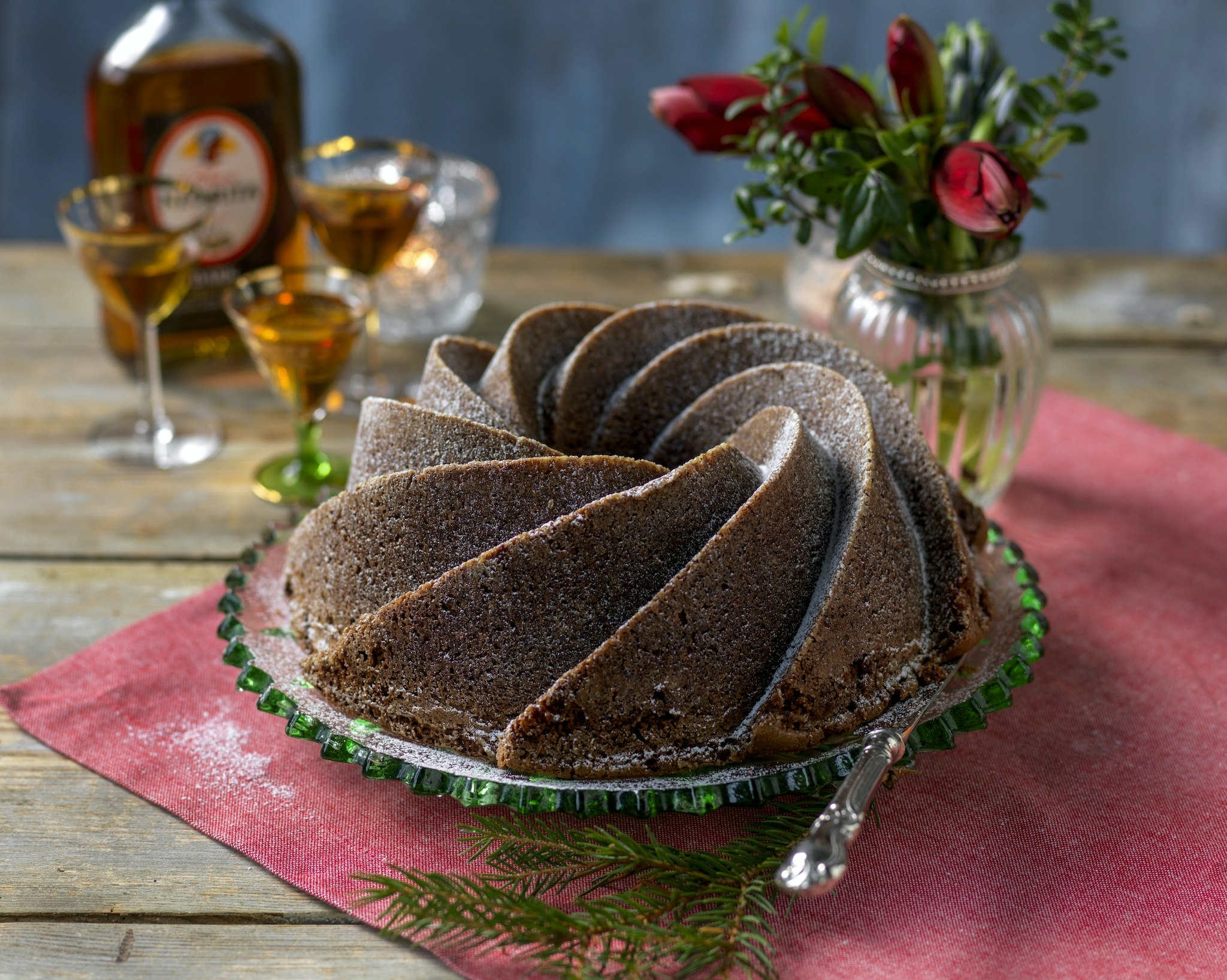 Mjuk chokladkaka med rom