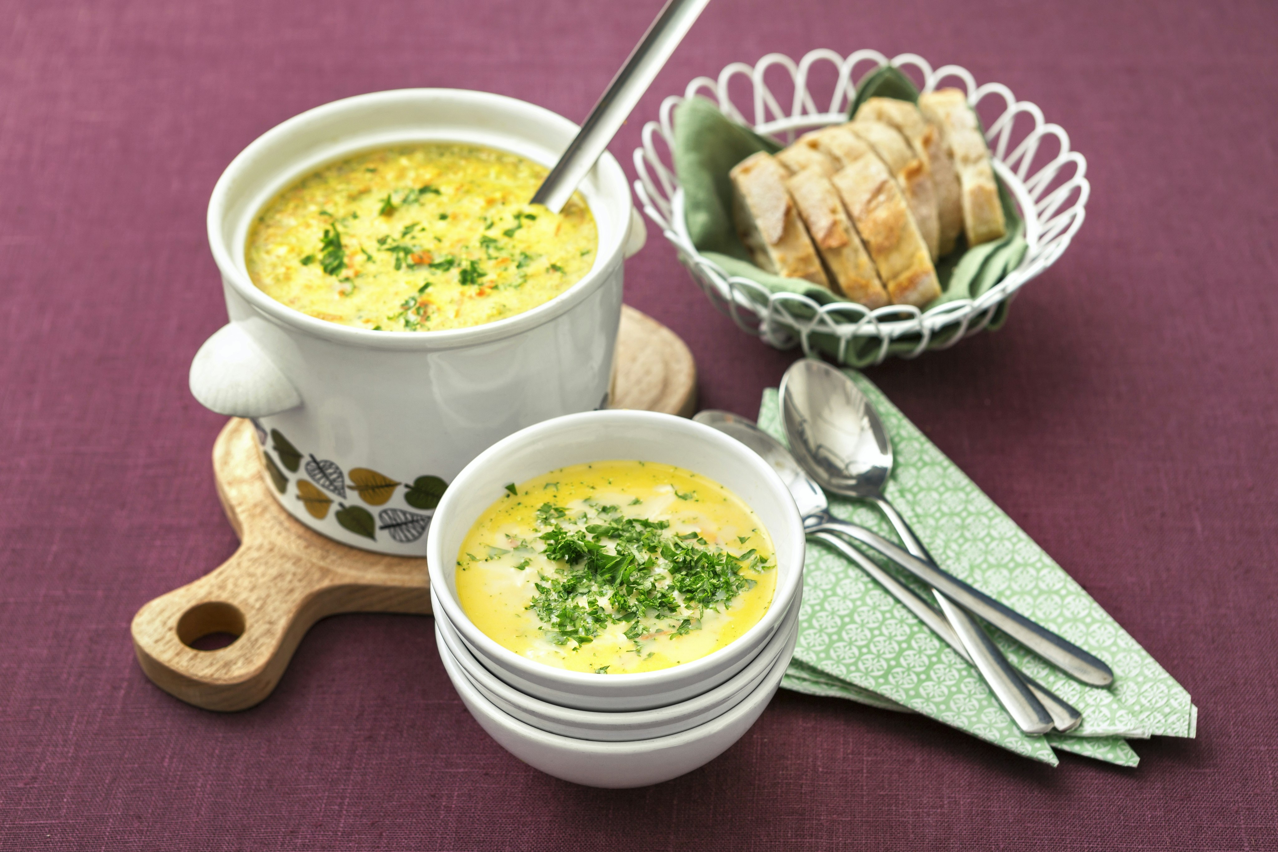 Broccolisoppa med ost