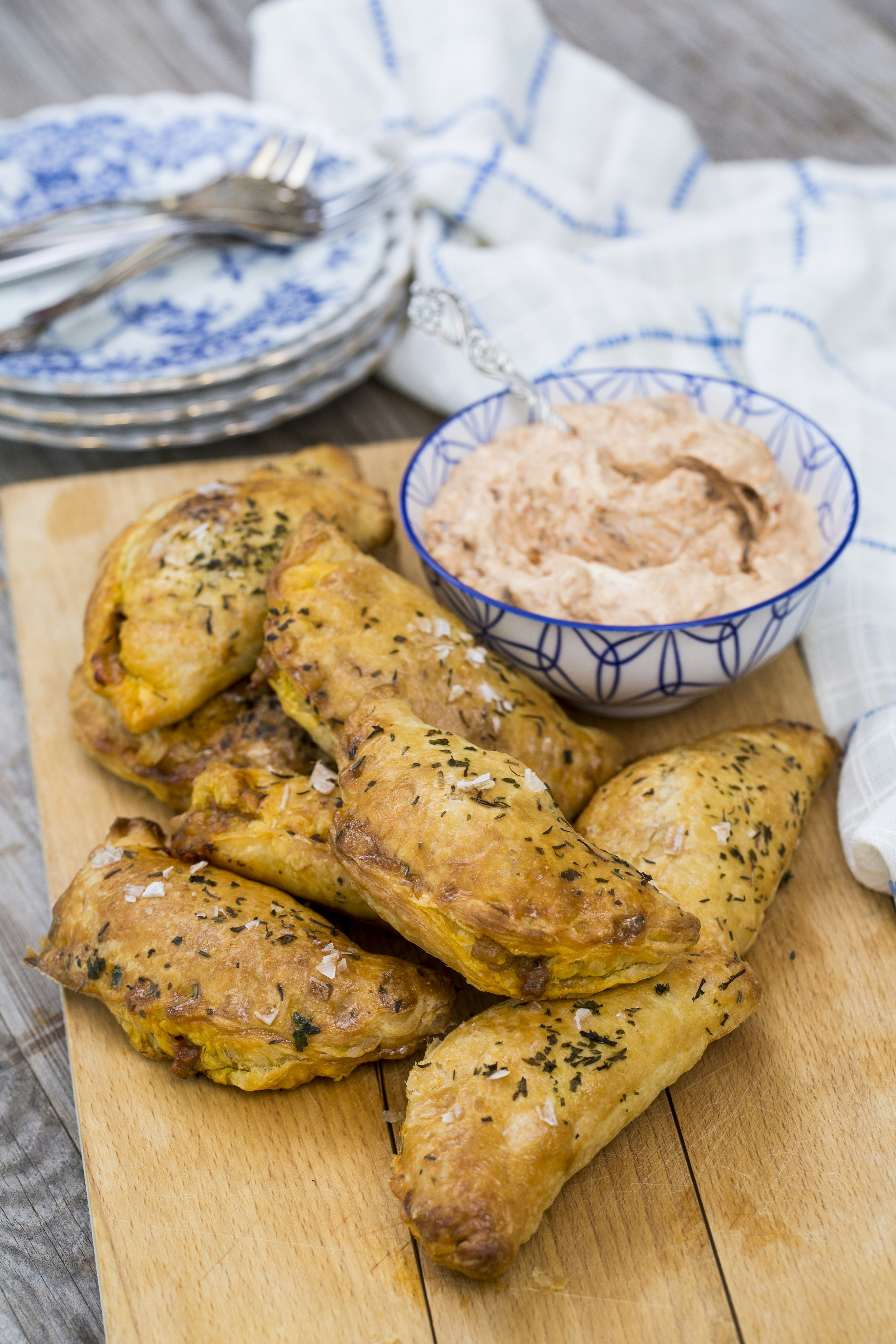 Färsfyllda tacopiroger