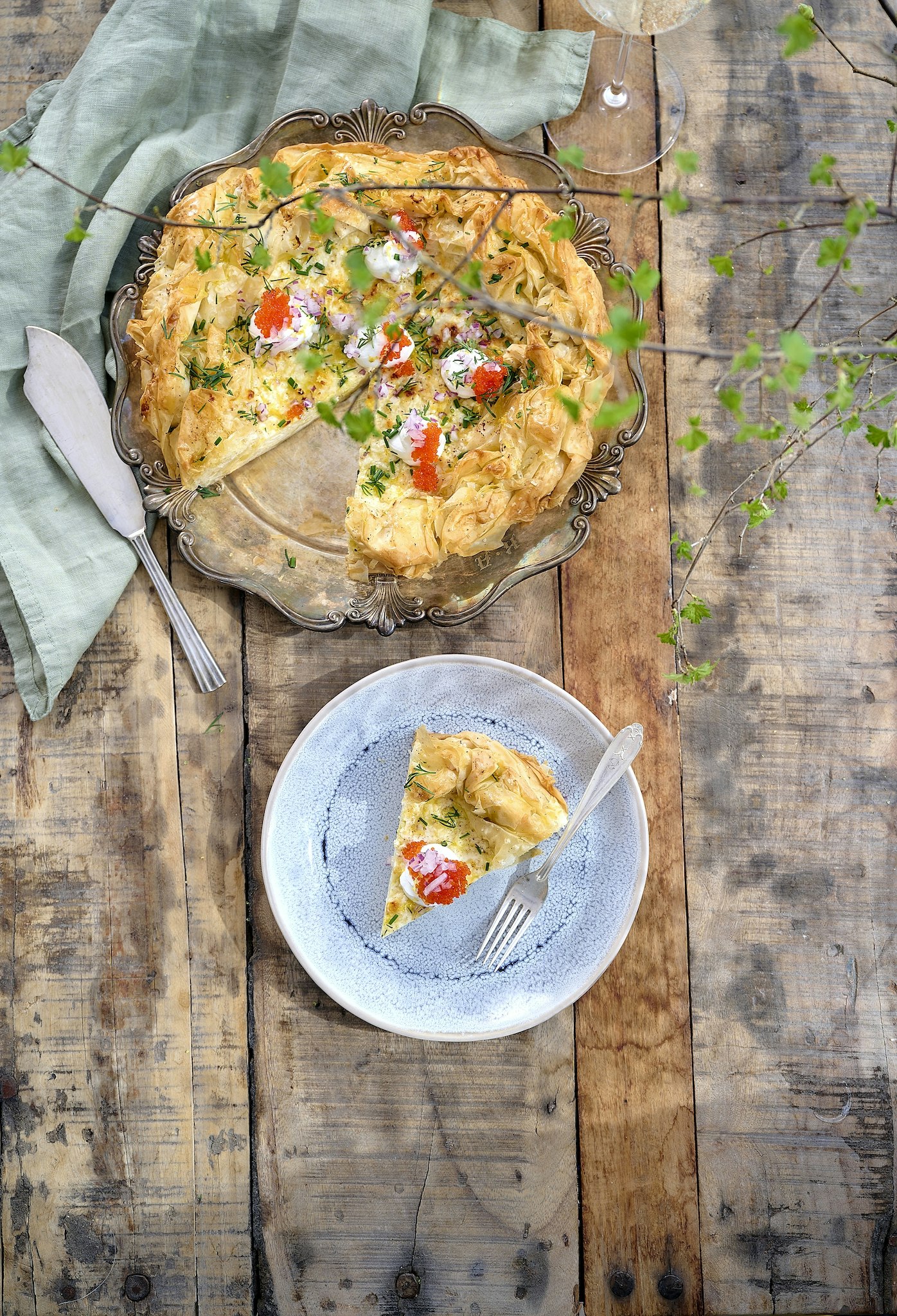 Filodegspaj med västerbottensost