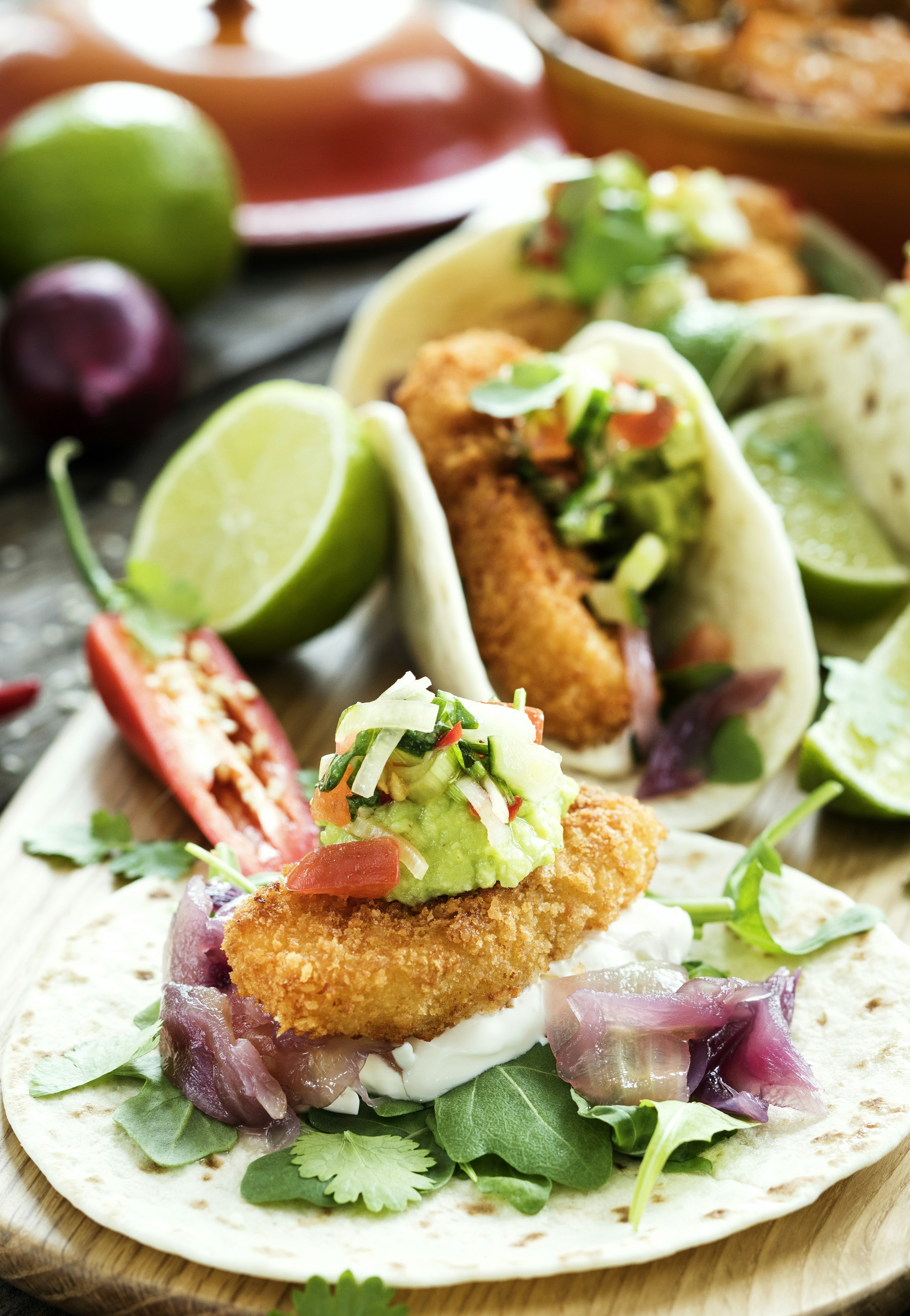 Pankofriterad torskfilé