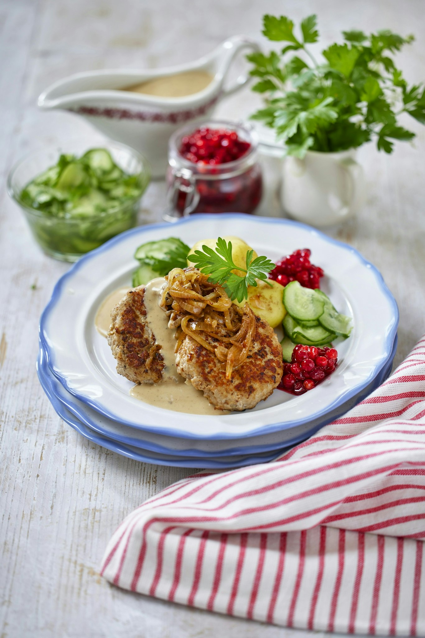 Pannbiff med stekt lök