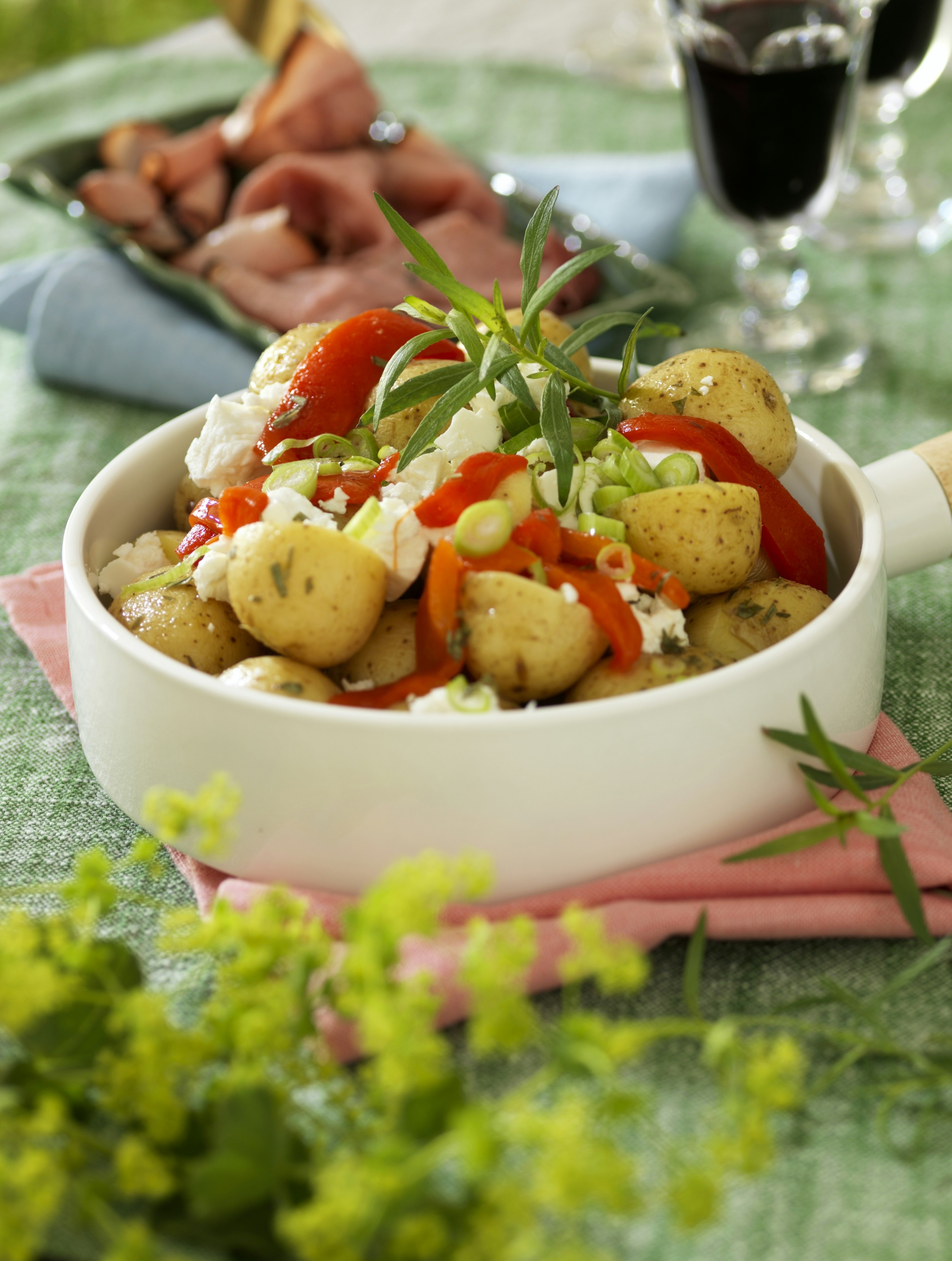 Potatissallad med fetaost