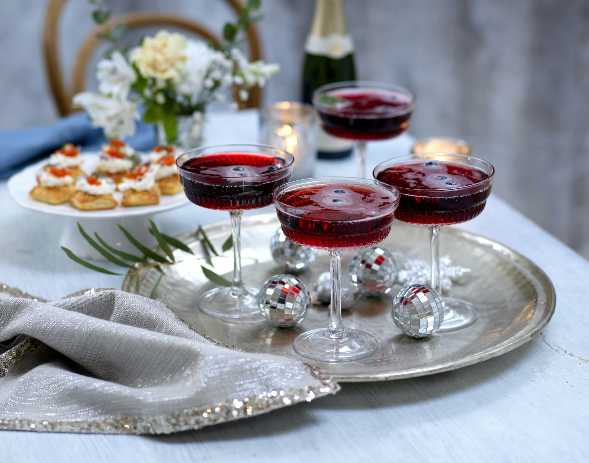 Prosecco Royale med blåbär