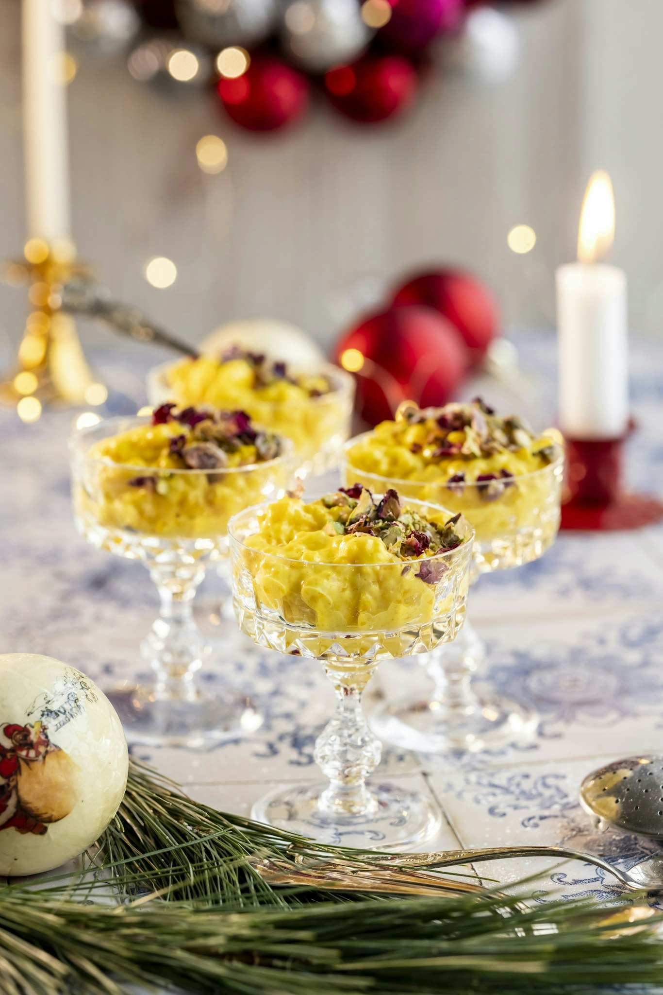 Ris à la Malta med saffran och pistage