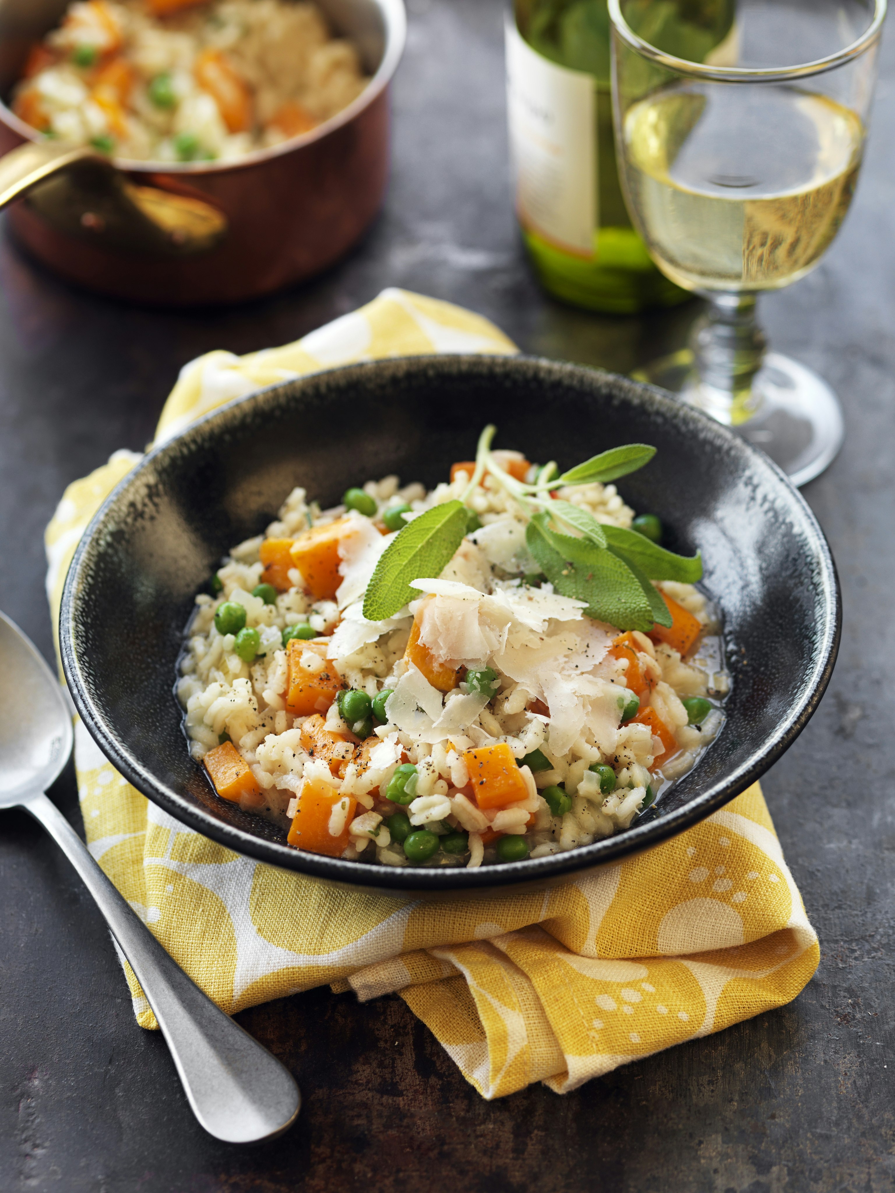 Risotto med butternutpumpa