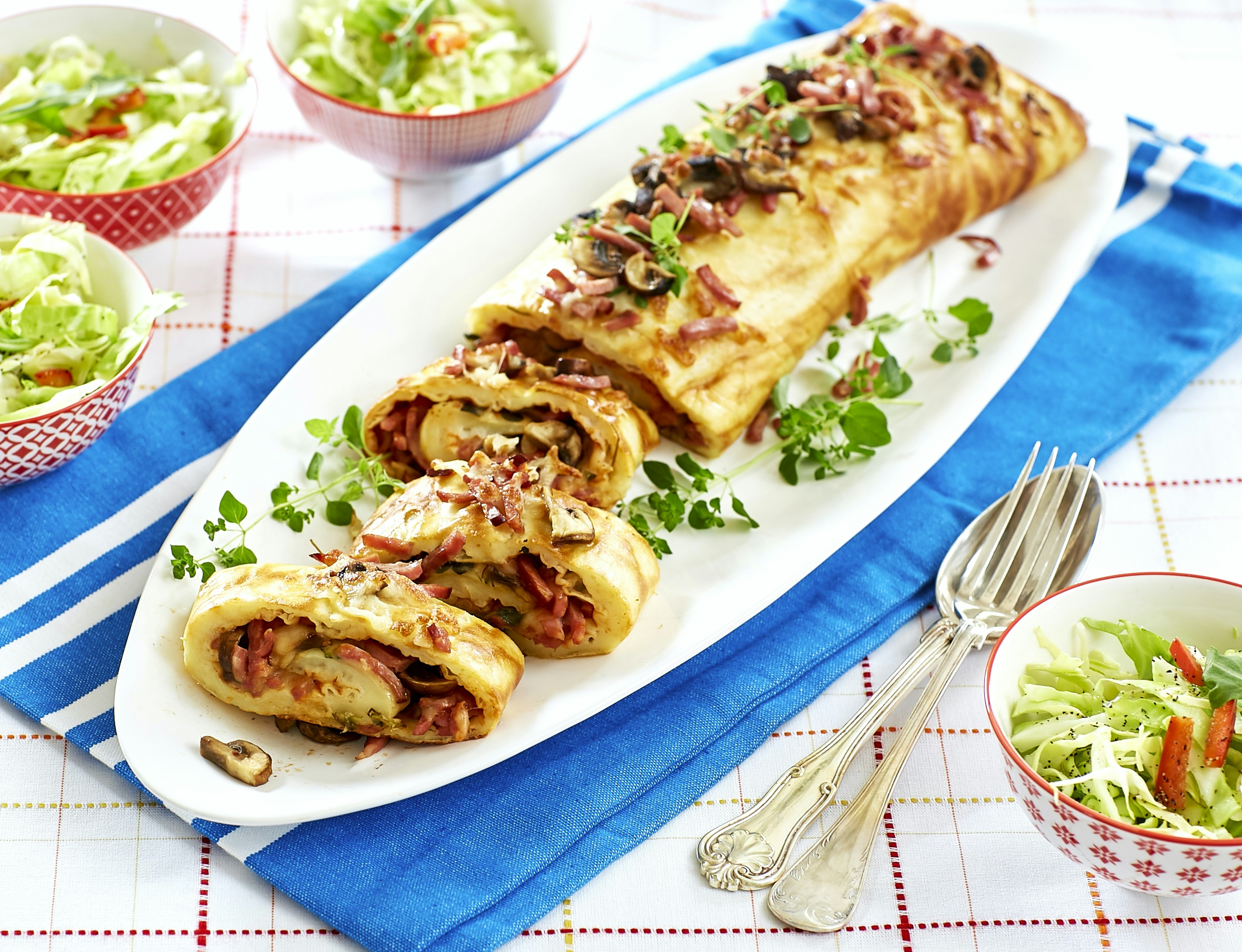 Ugnspannkaka med pizzasmak